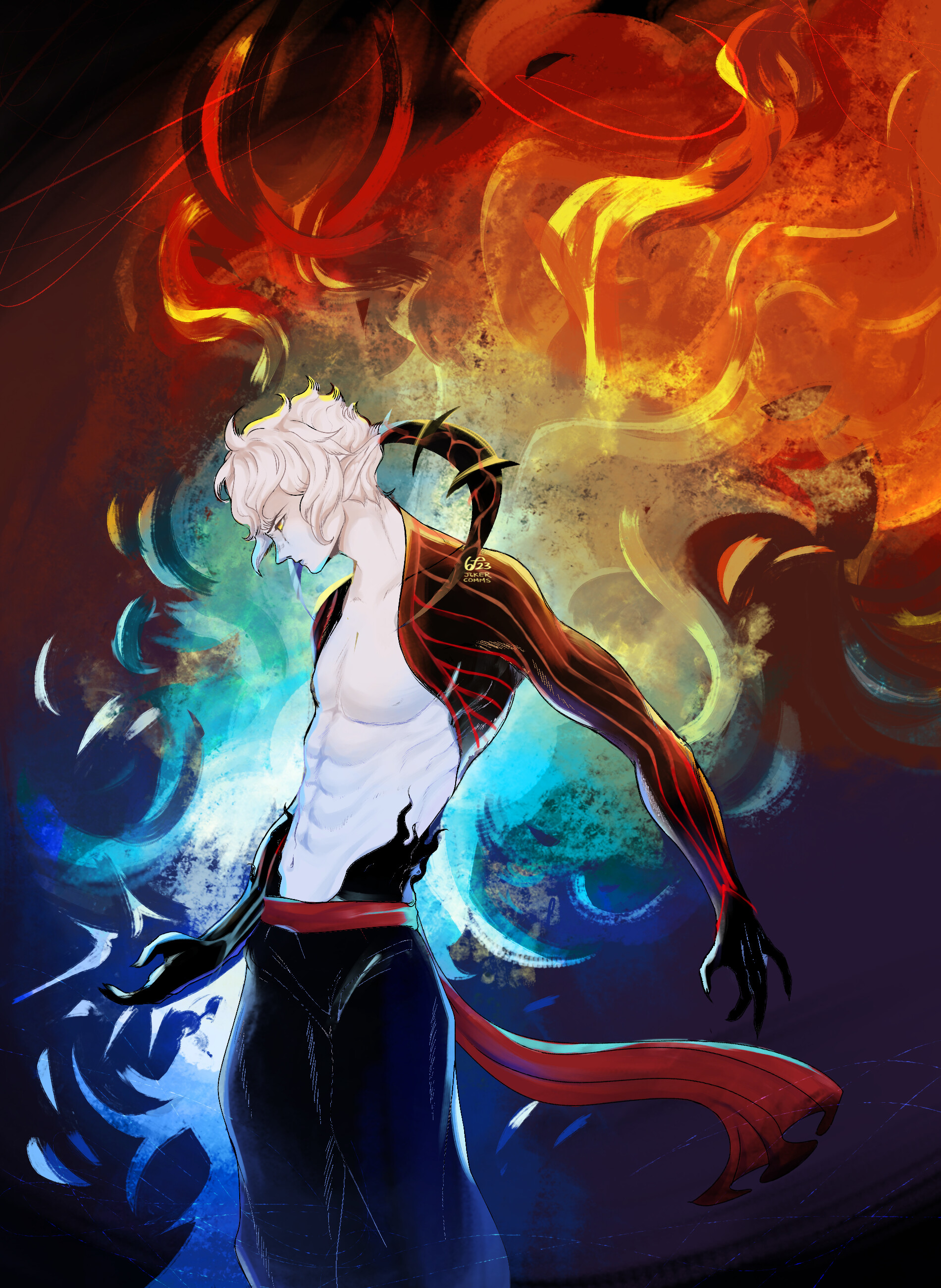 ArtStation - demon god pillar / shirou emiya