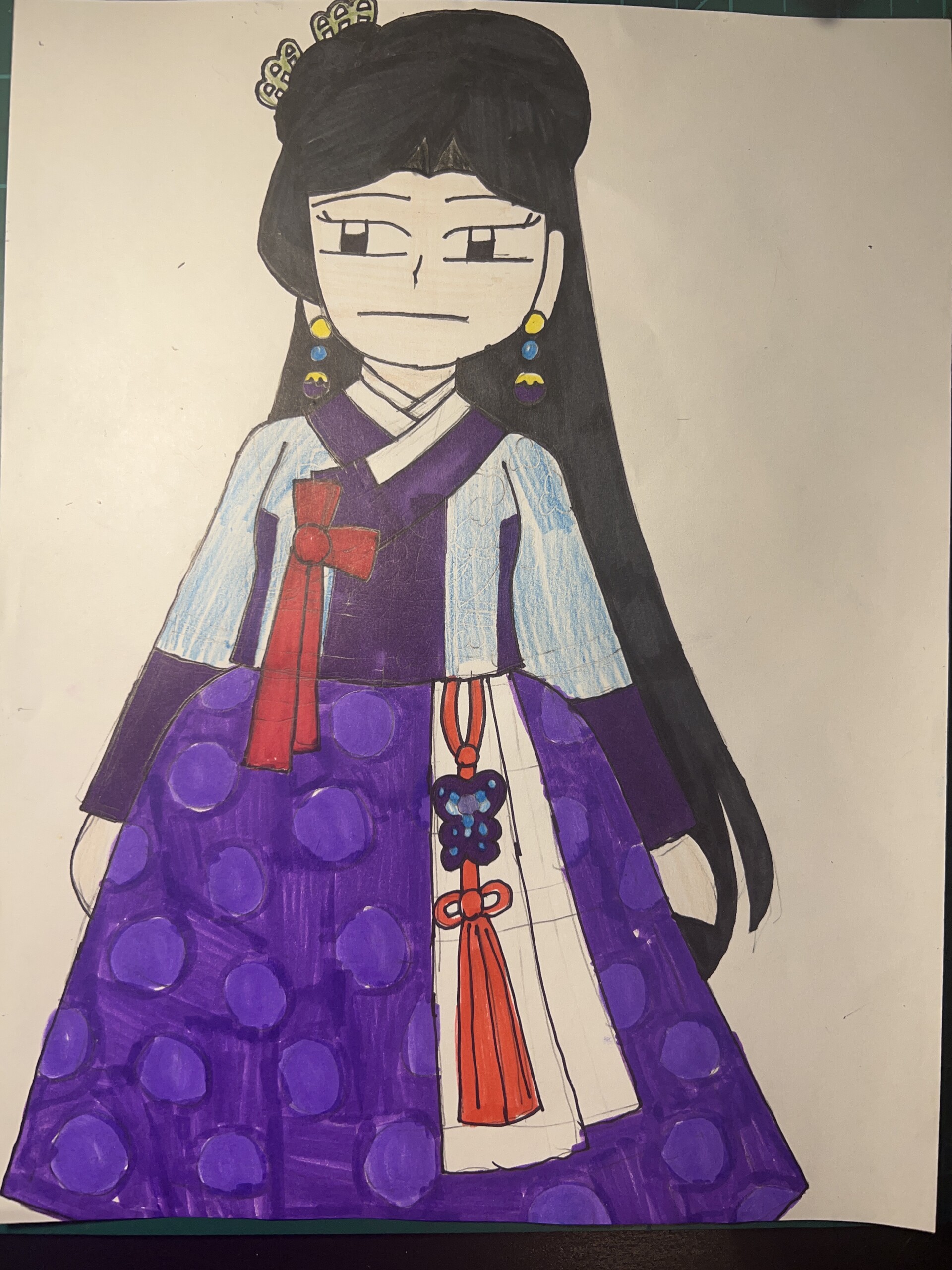 ArtStation - Korean Noble Girl from the Joseon Dynasty