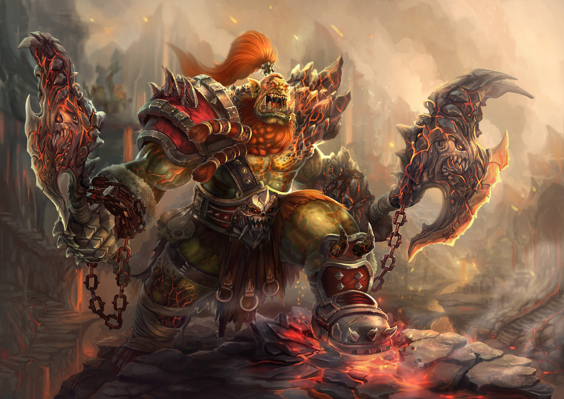 ArtStation - Magma Orc