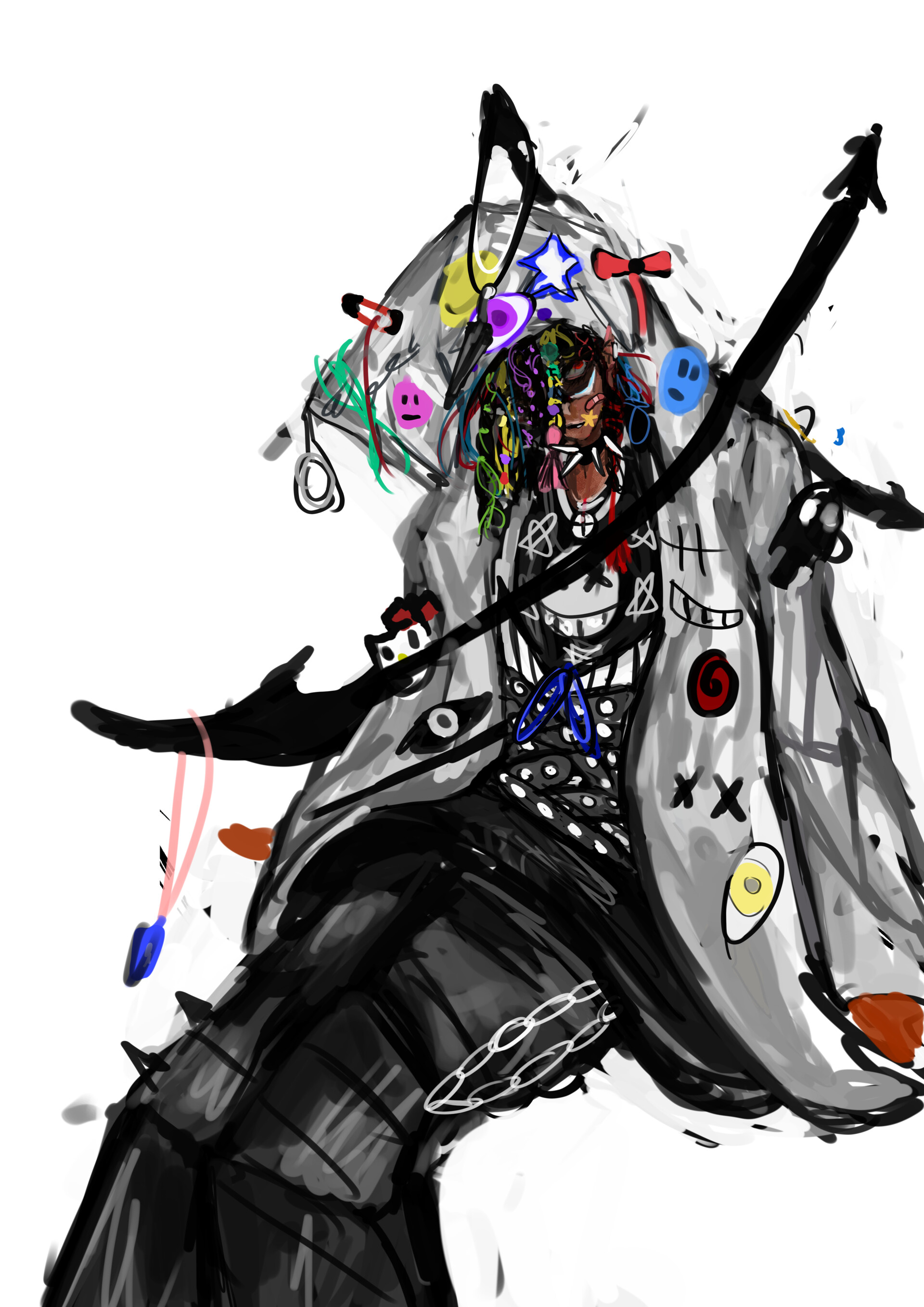 ArtStation - Rough Messy concept Sketch