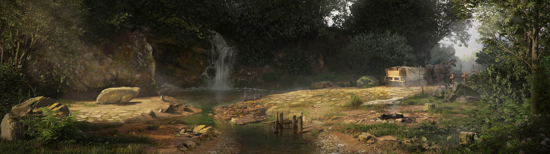 ArtStation - Crossing the stream