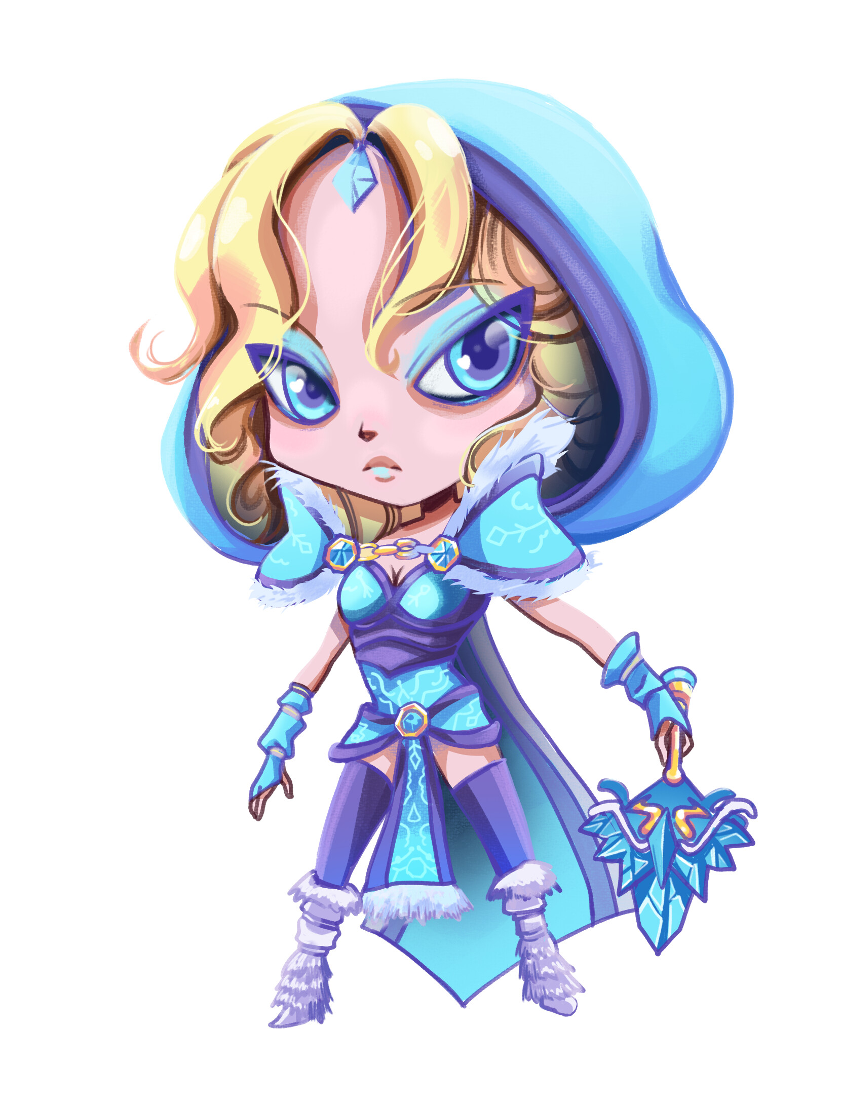 ArtStation - Crystal Maiden Dota 2