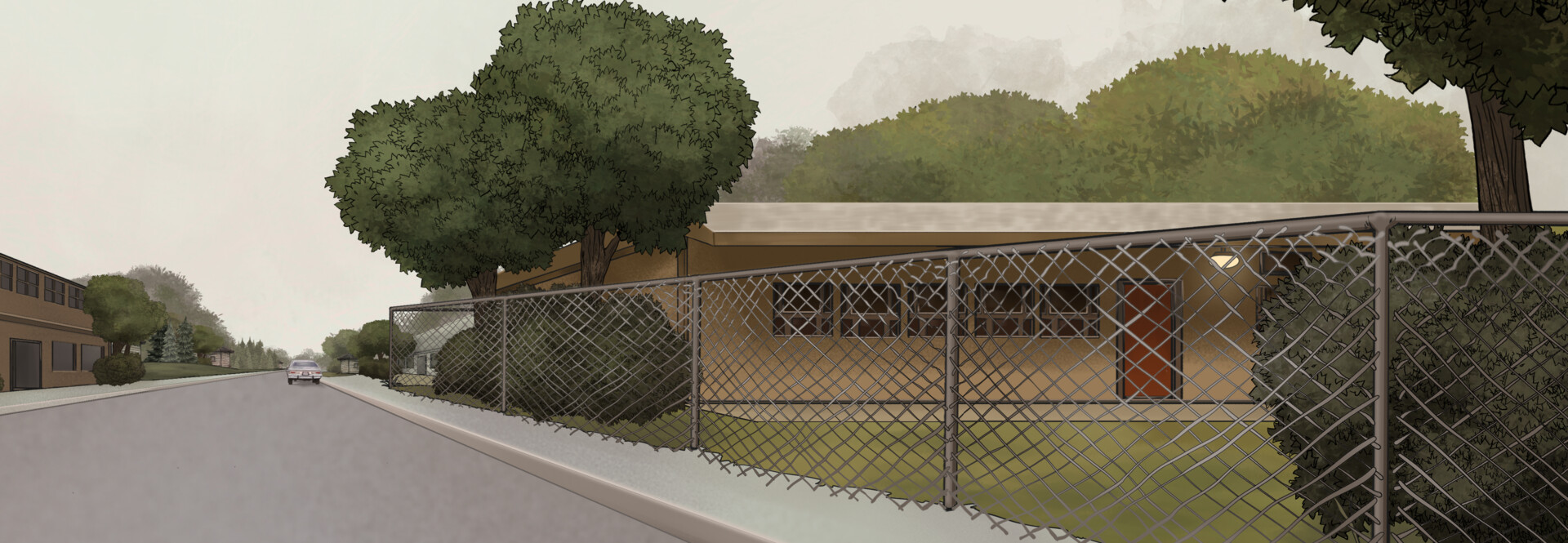 ArtStation - assorted environments from internship