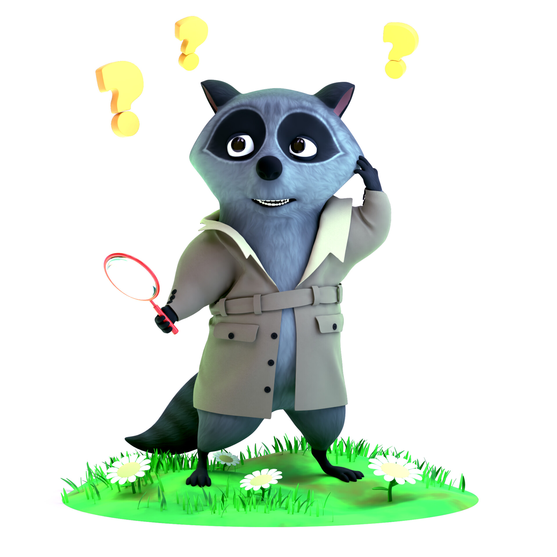 ArtStation - stylized raccoon