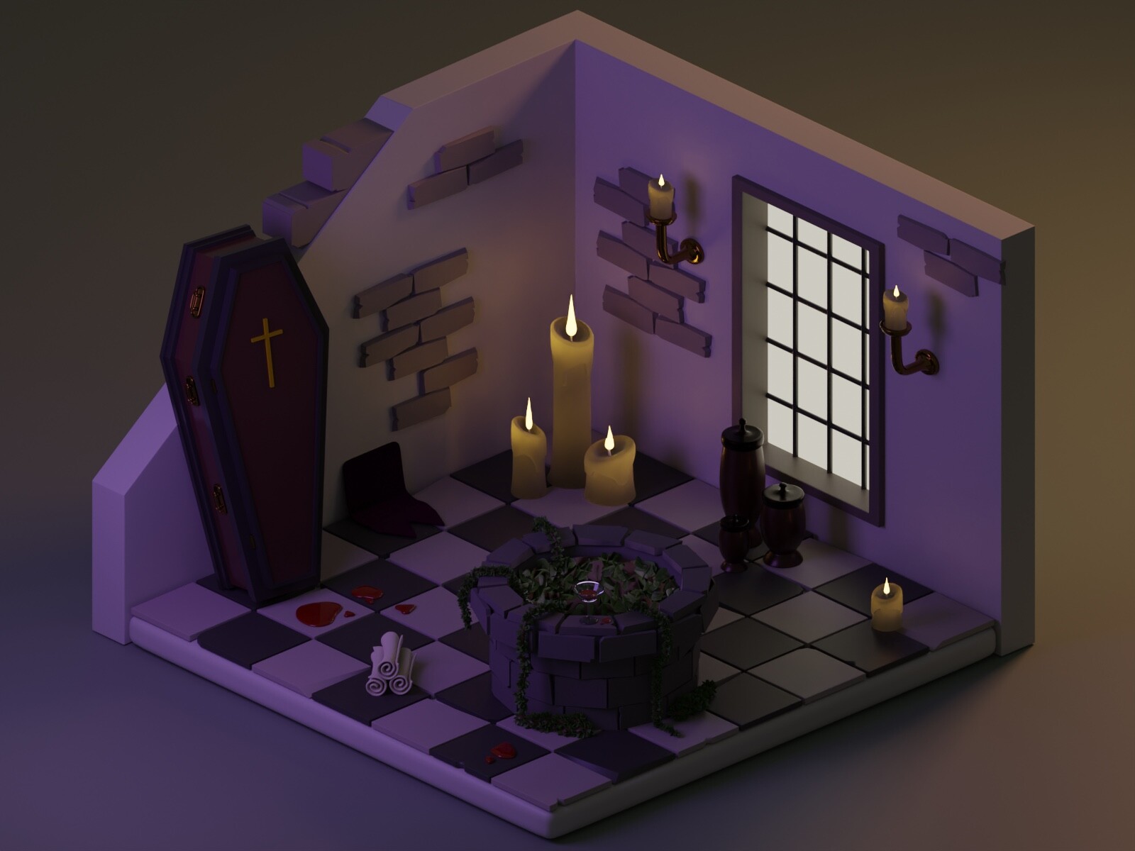 ArtStation - Vampire crypt