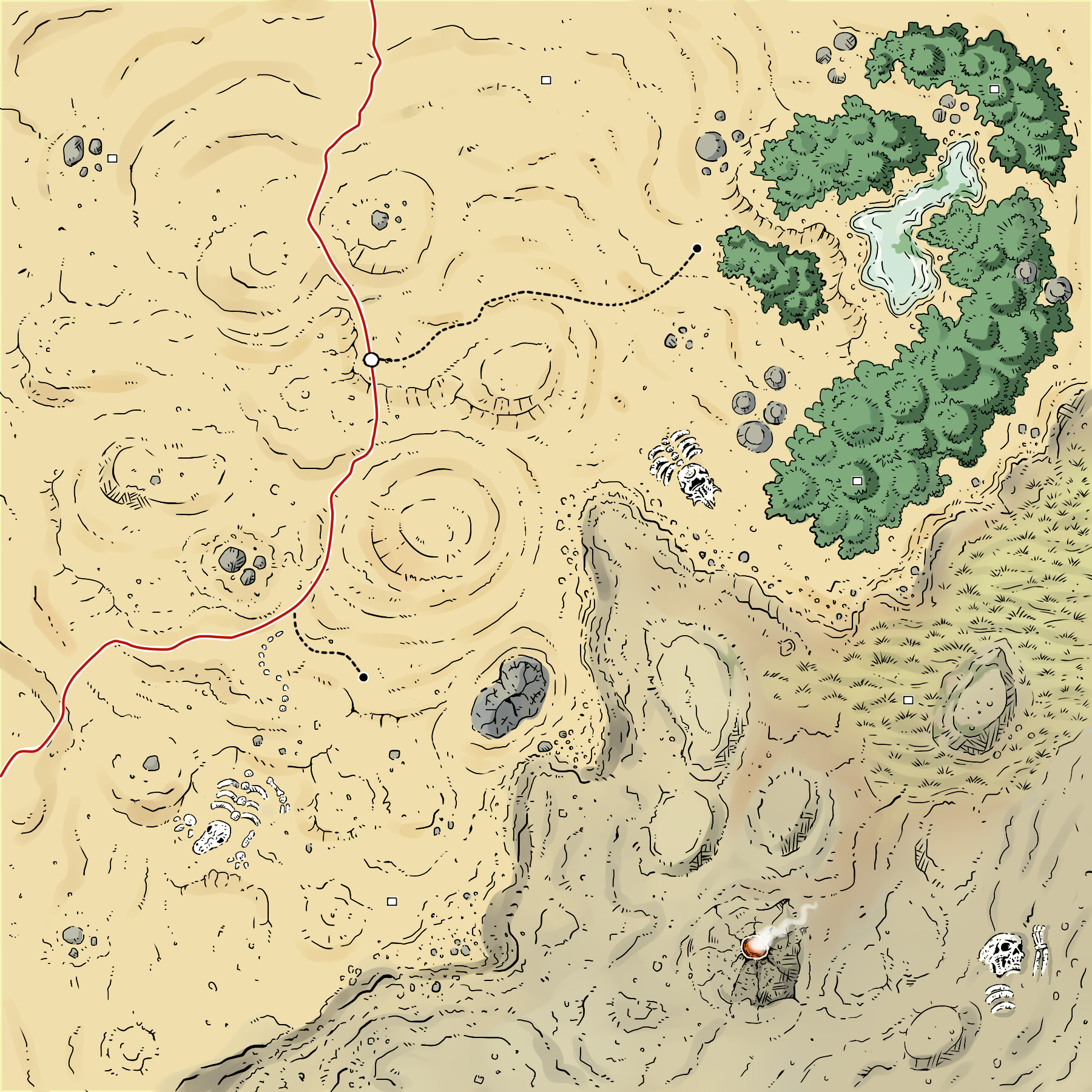 ArtStation - Desert Map