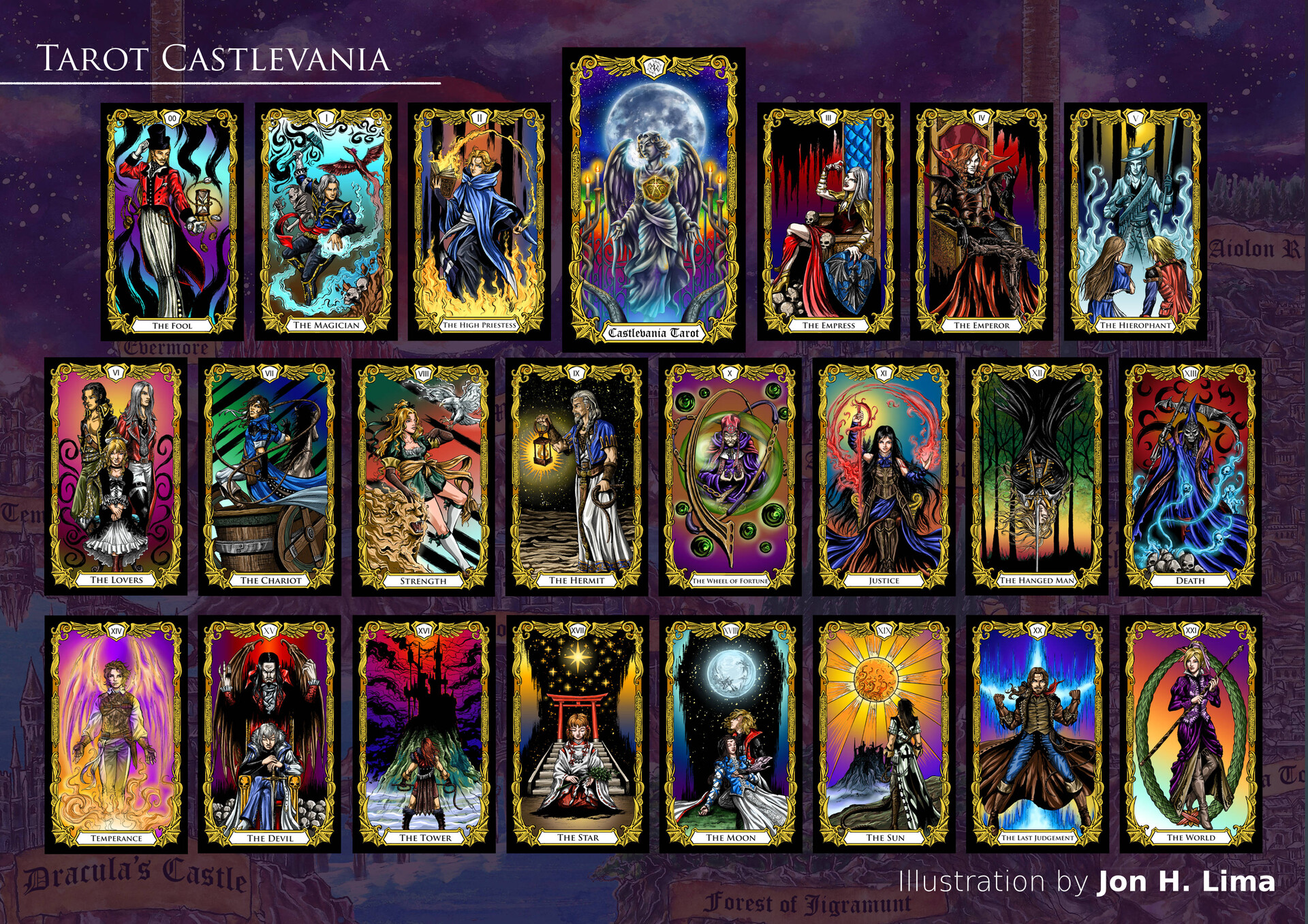 ArtStation - Castlevania Tarot