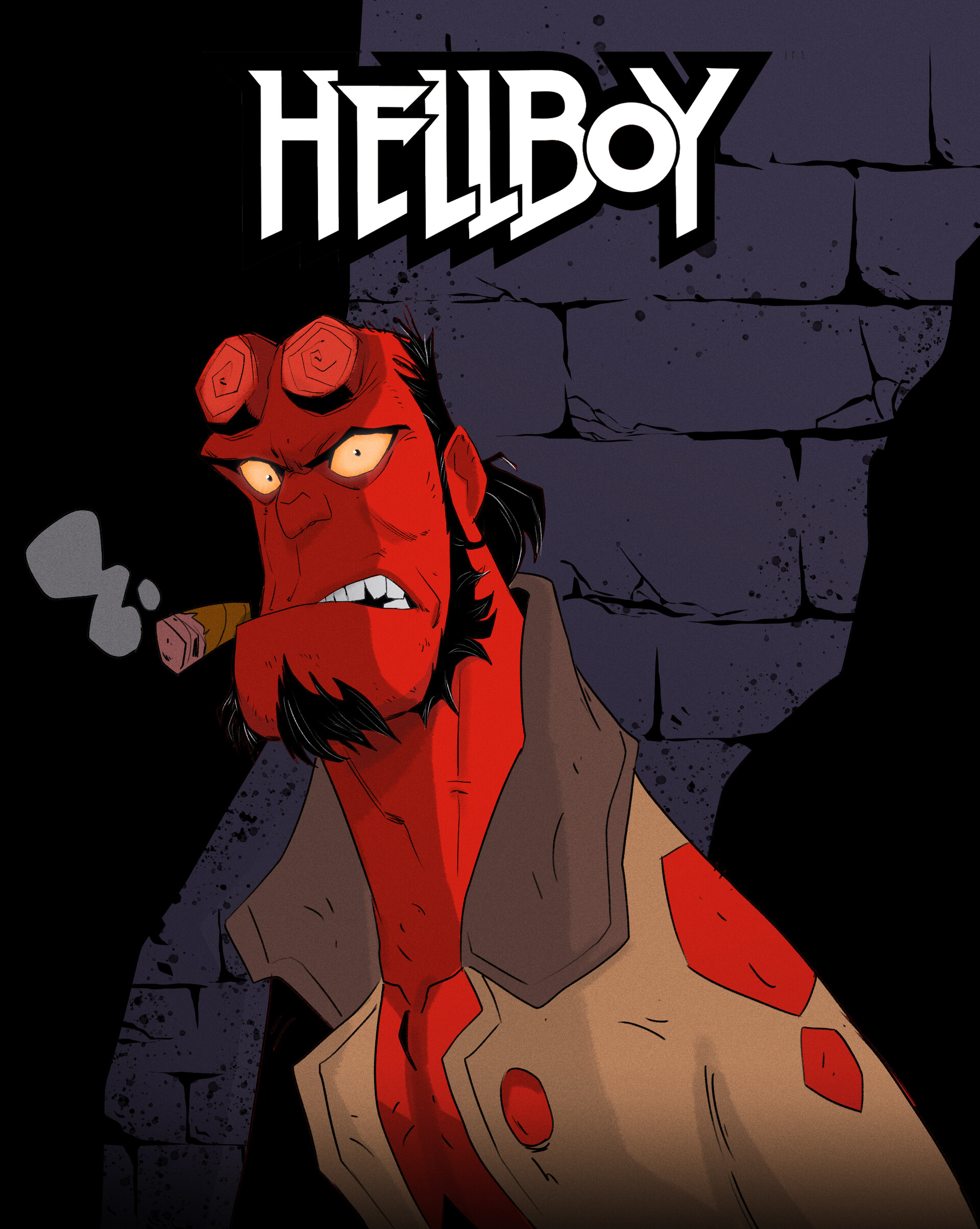 ArtStation - Hellboy art