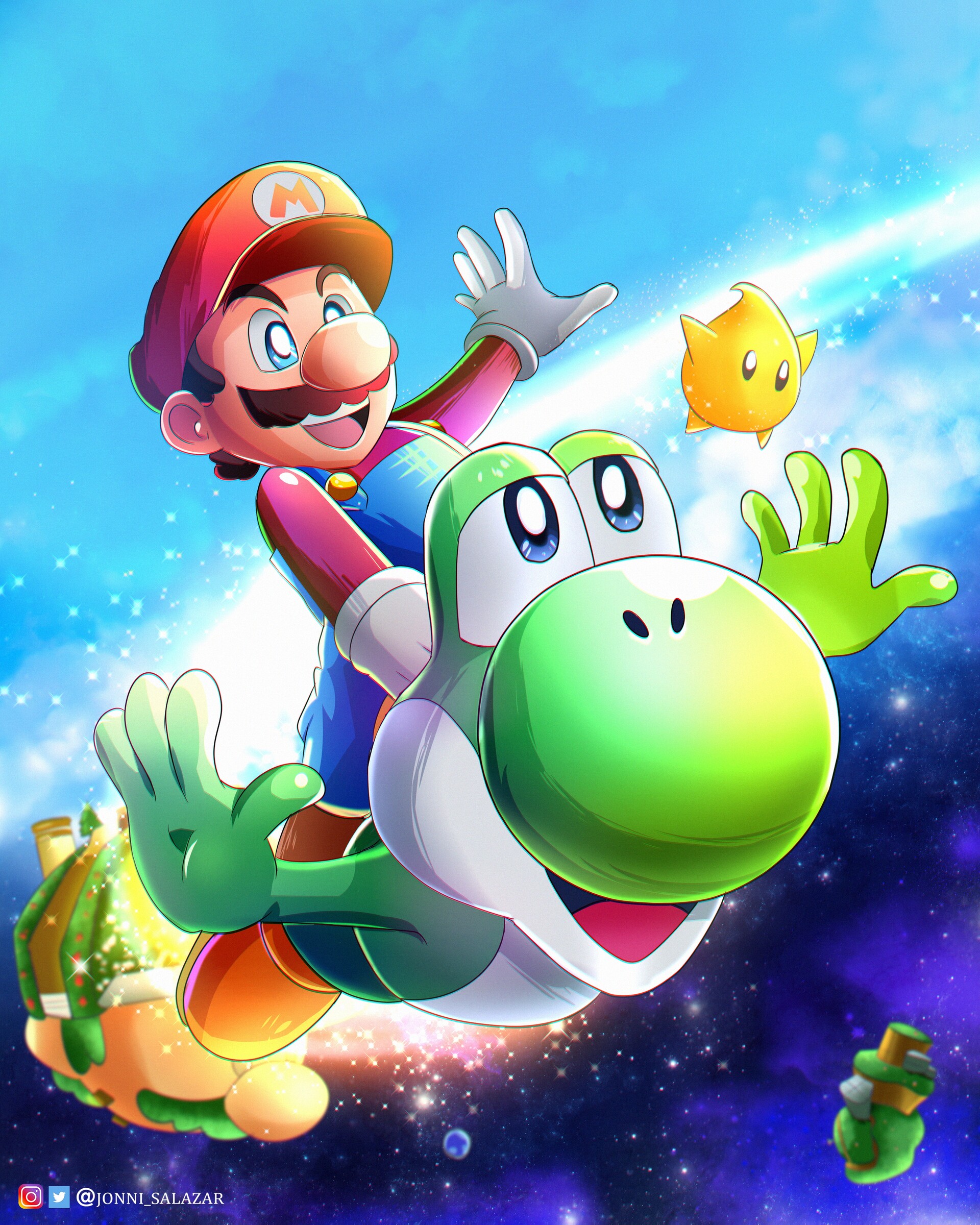 Artstation Super Mario Galaxy 2 Artbox