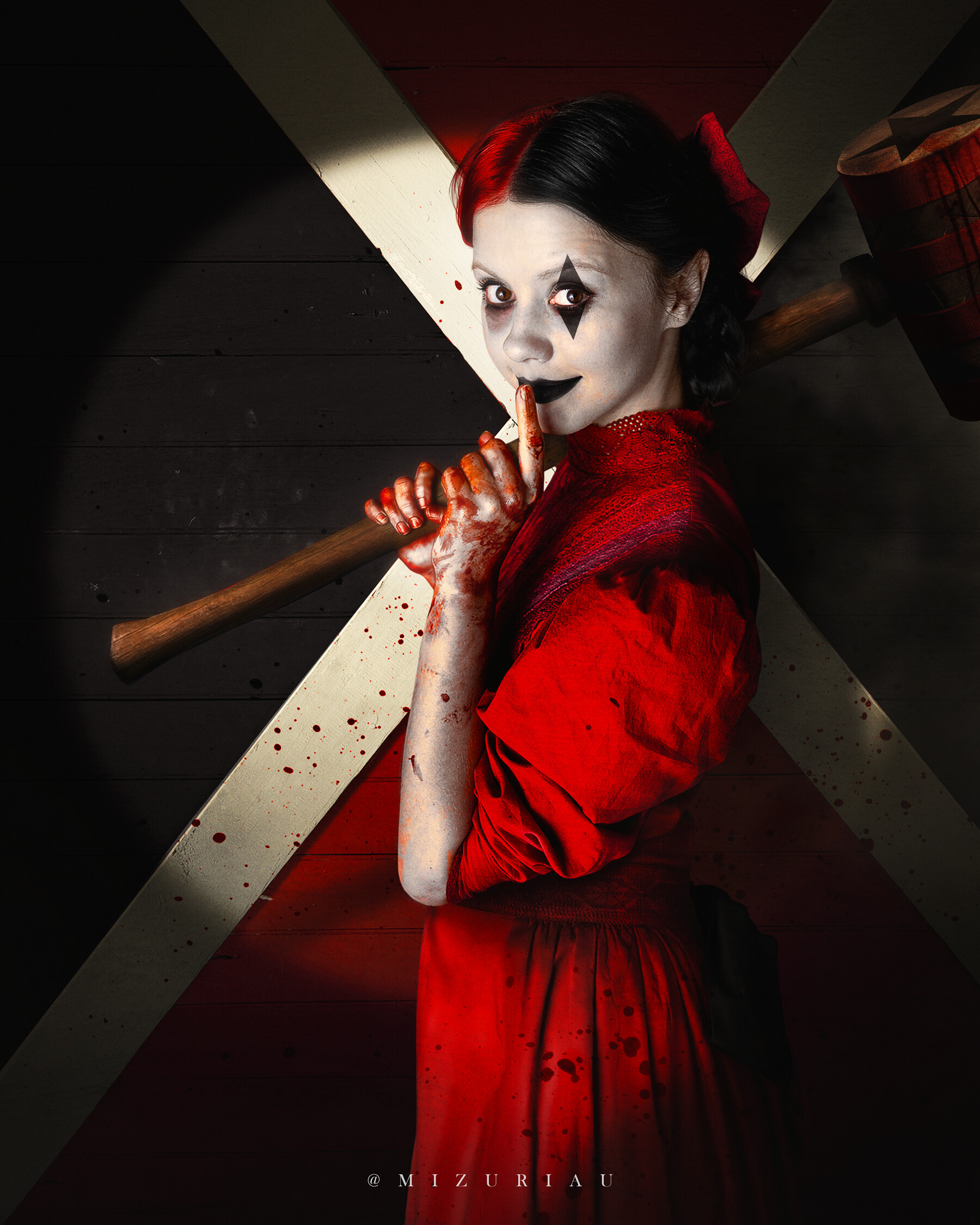 ArtStation - Mia Goth as Harley Quinn