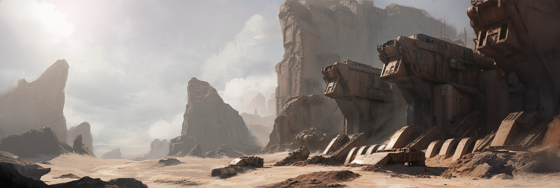 ArtStation - Desert Factory