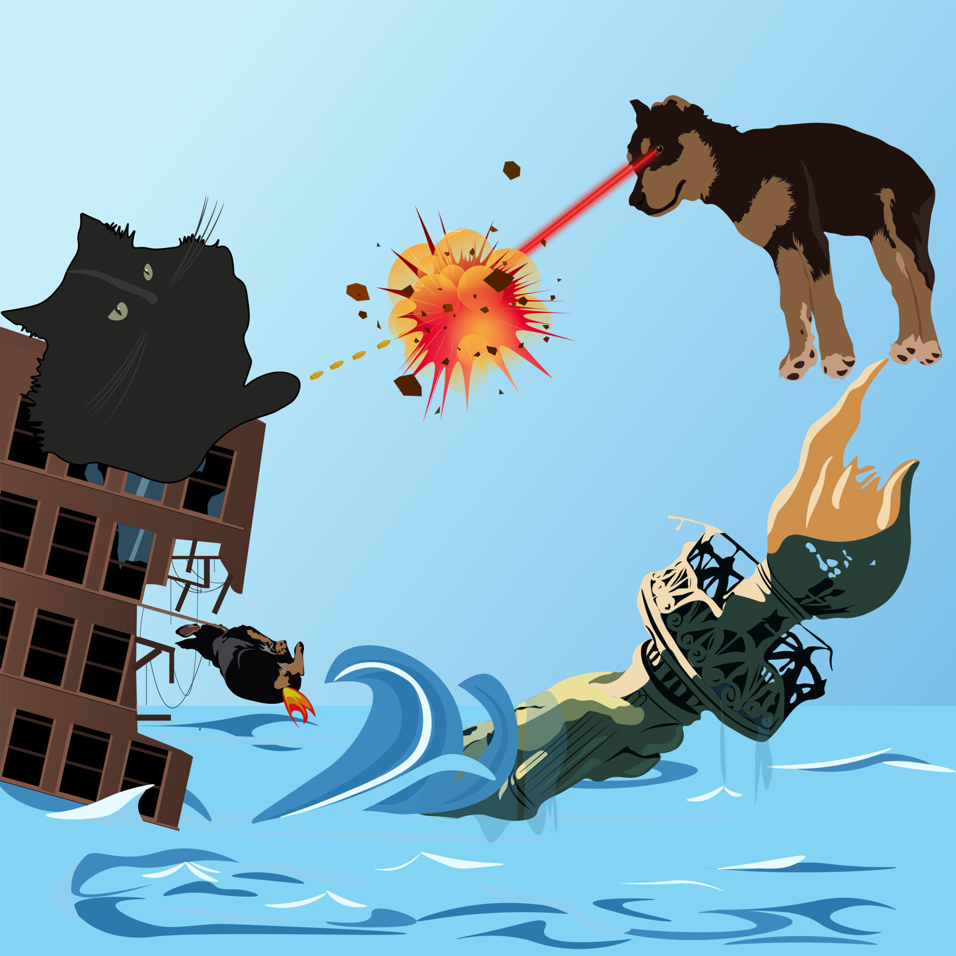 ArtStation - Downfall of Humanity