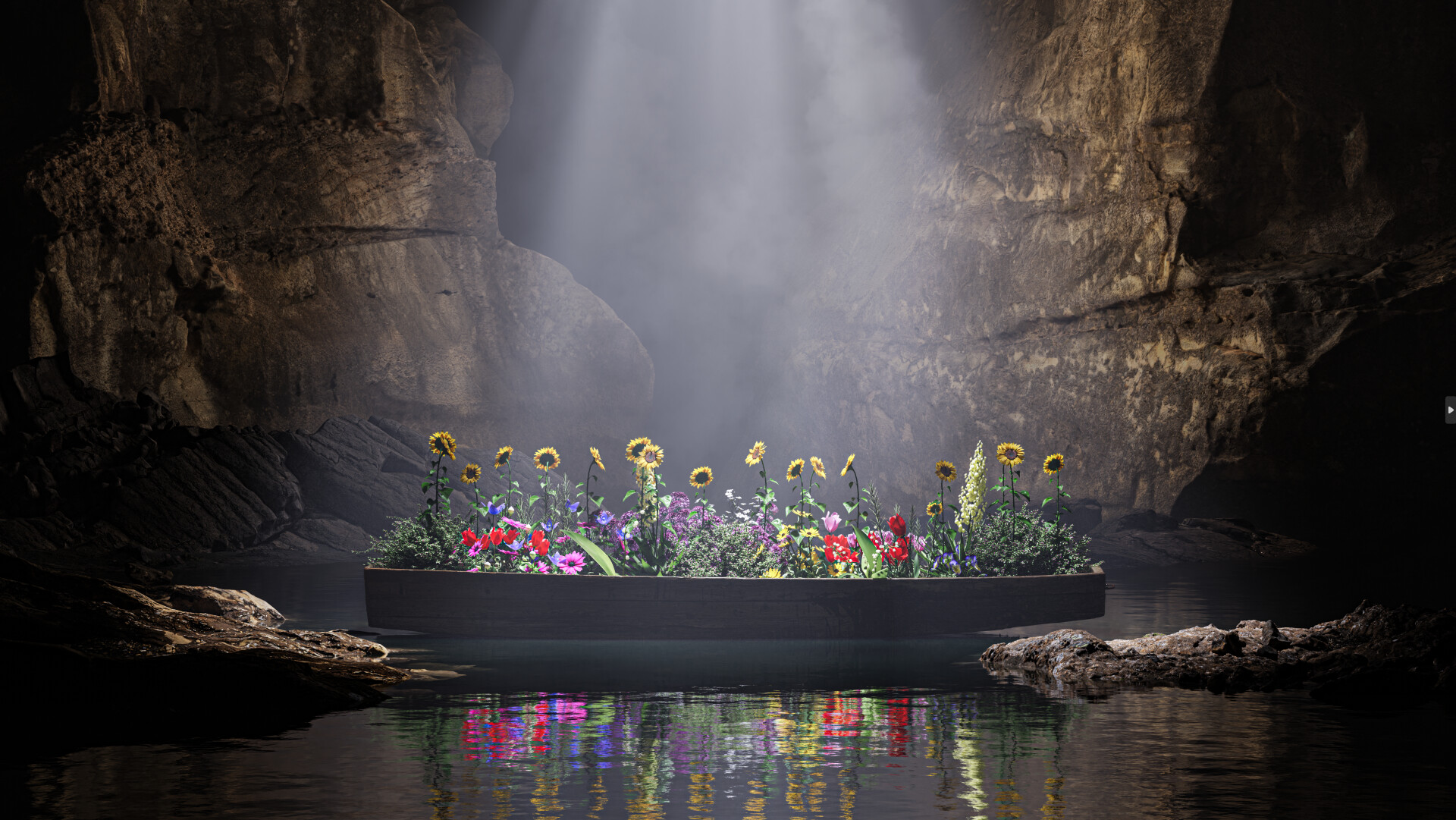 ArtStation - Flower boat