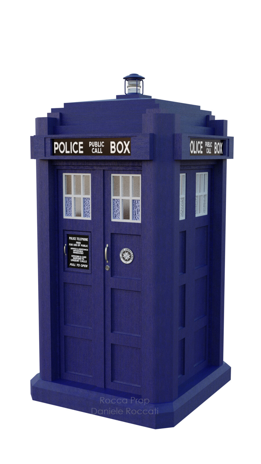 Daniele Roccati - Tardis Police Box 3D Model
