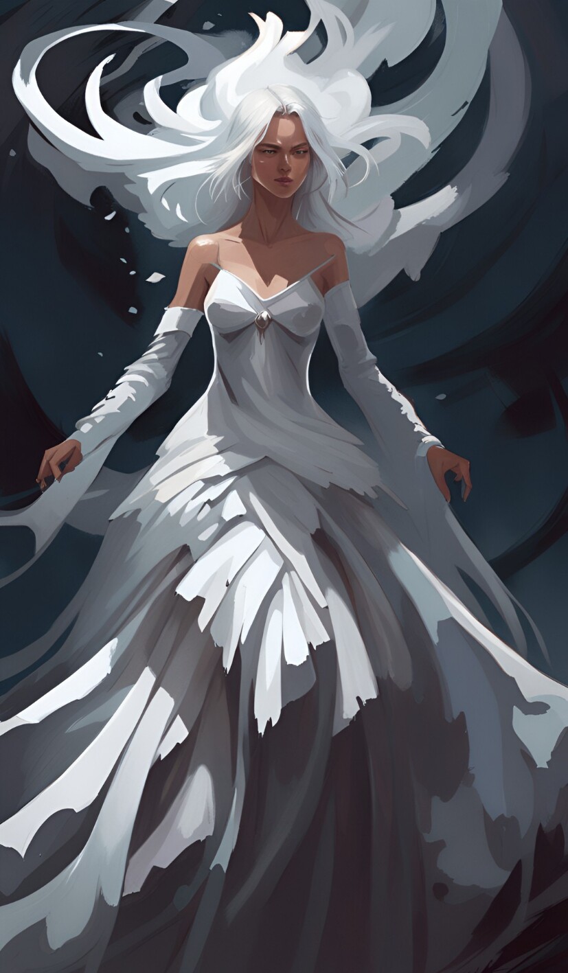 ArtStation - Air and Wind, a Dress of Elemental Splendor