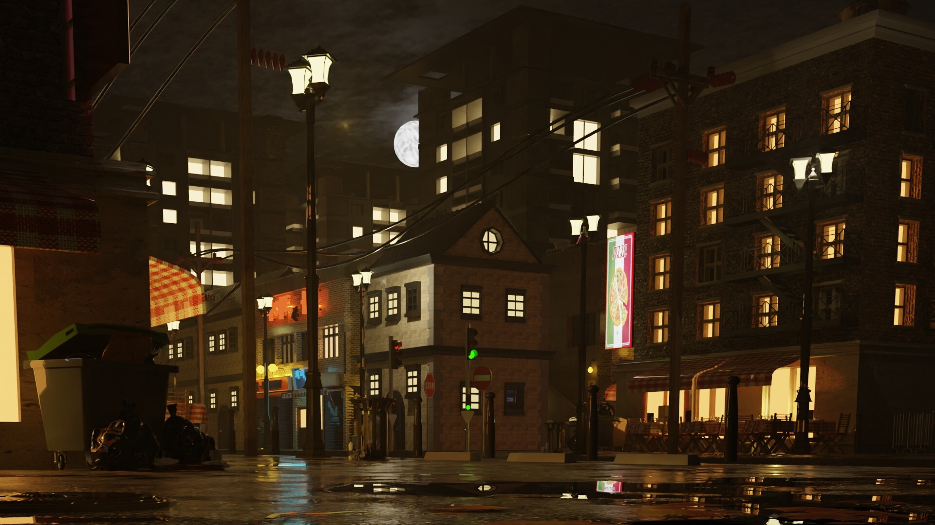 ArtStation - Night street