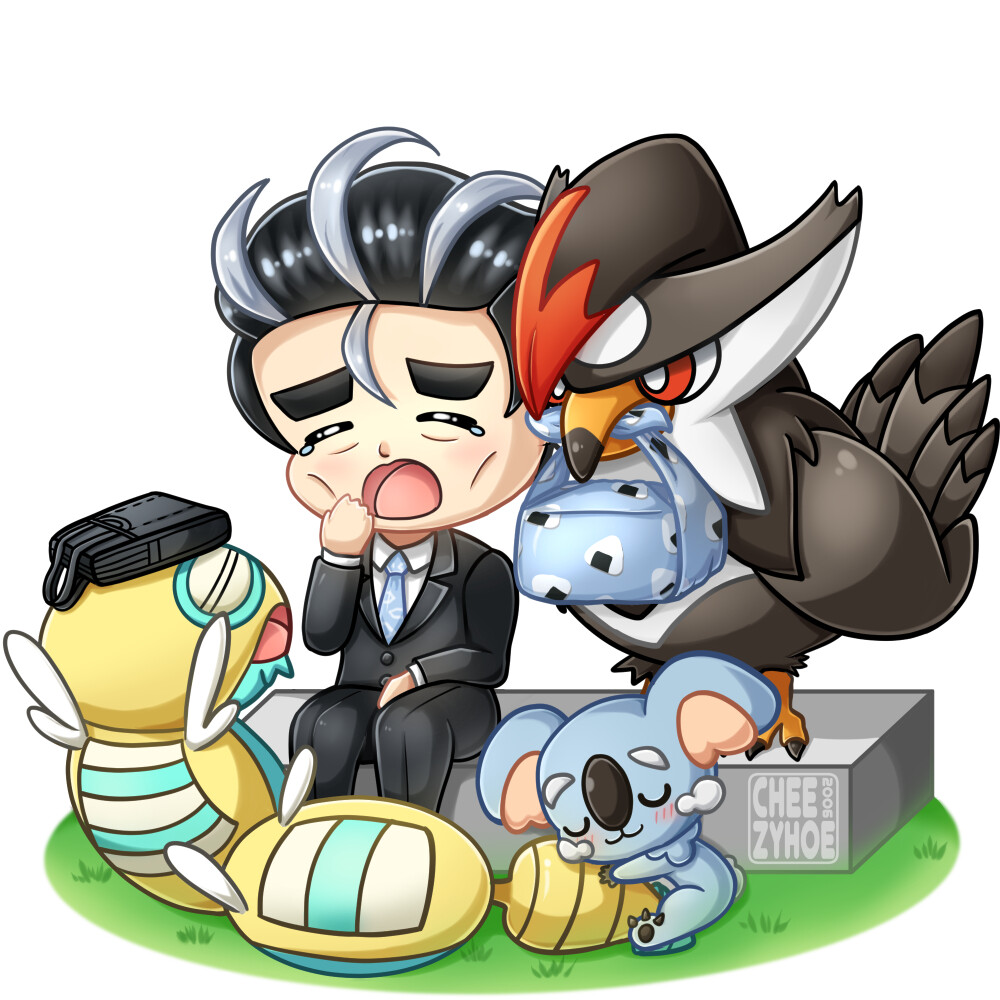 ArtStation - Pokemon Fanart : Gym Leader Larry