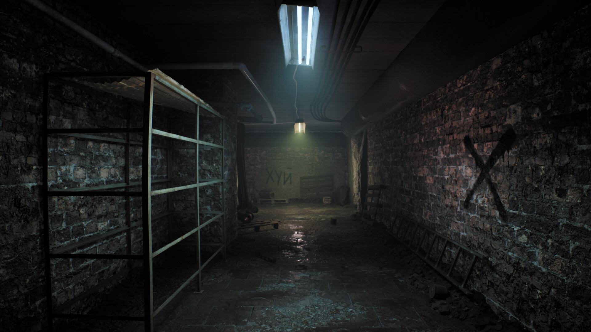 ArtStation - Horror factory basement in UE5 Environment
