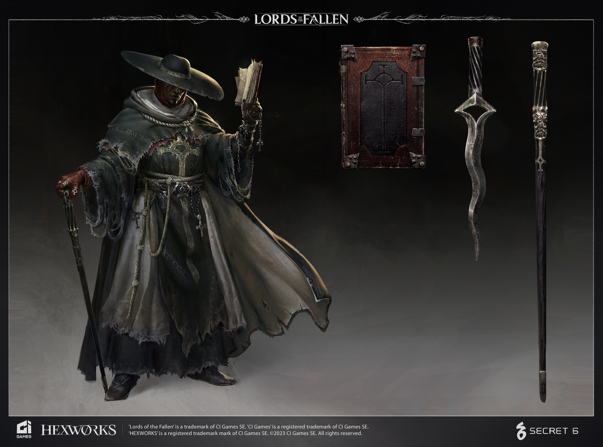 Carlos Ortiz Moreno - Lords of the Fallen character design