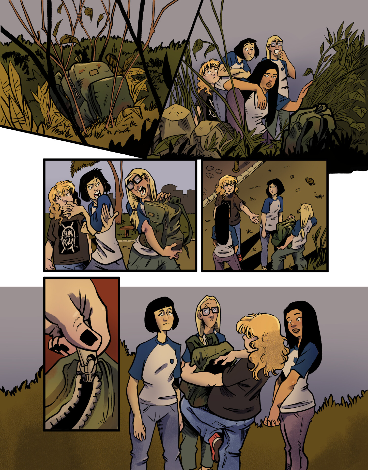 ArtStation - Sample pages from "Those Days".