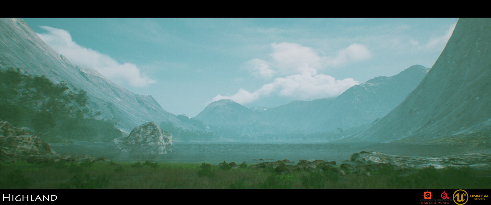 ArtStation - Highland scene UE4