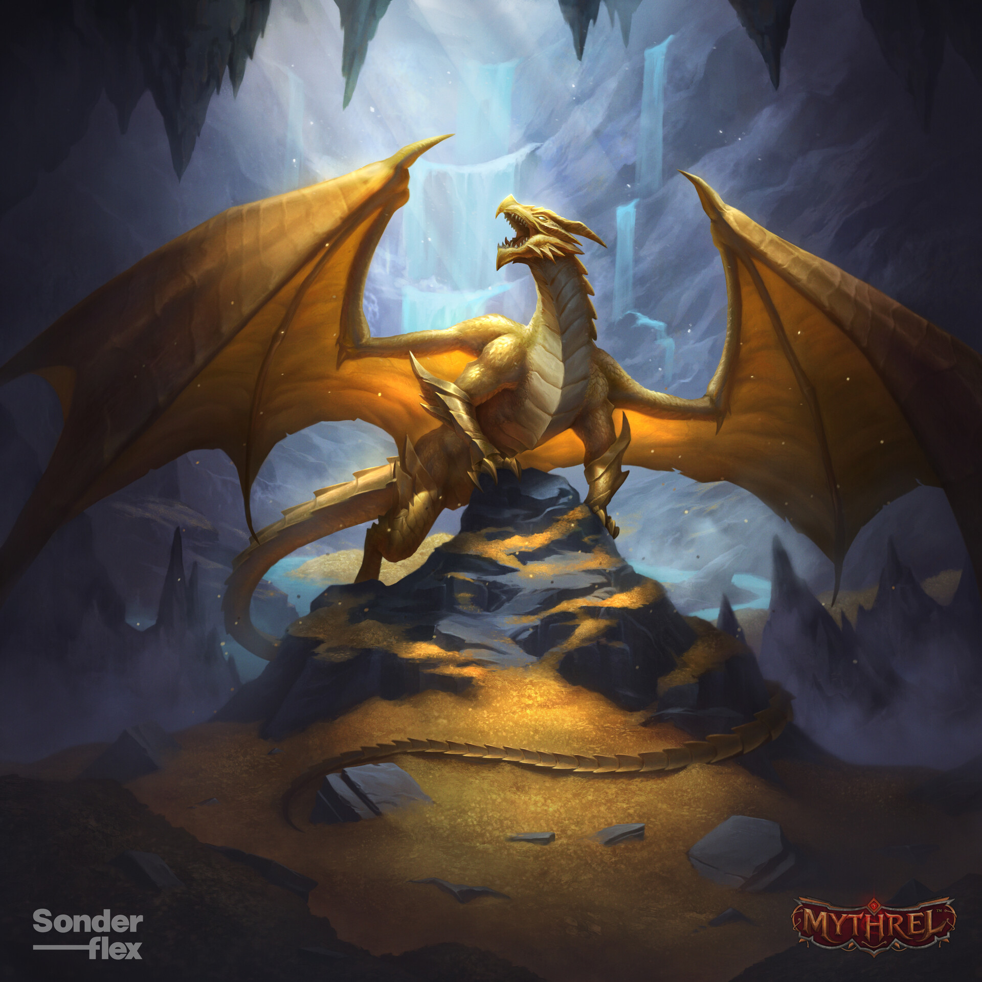 how to draw a gold dragon