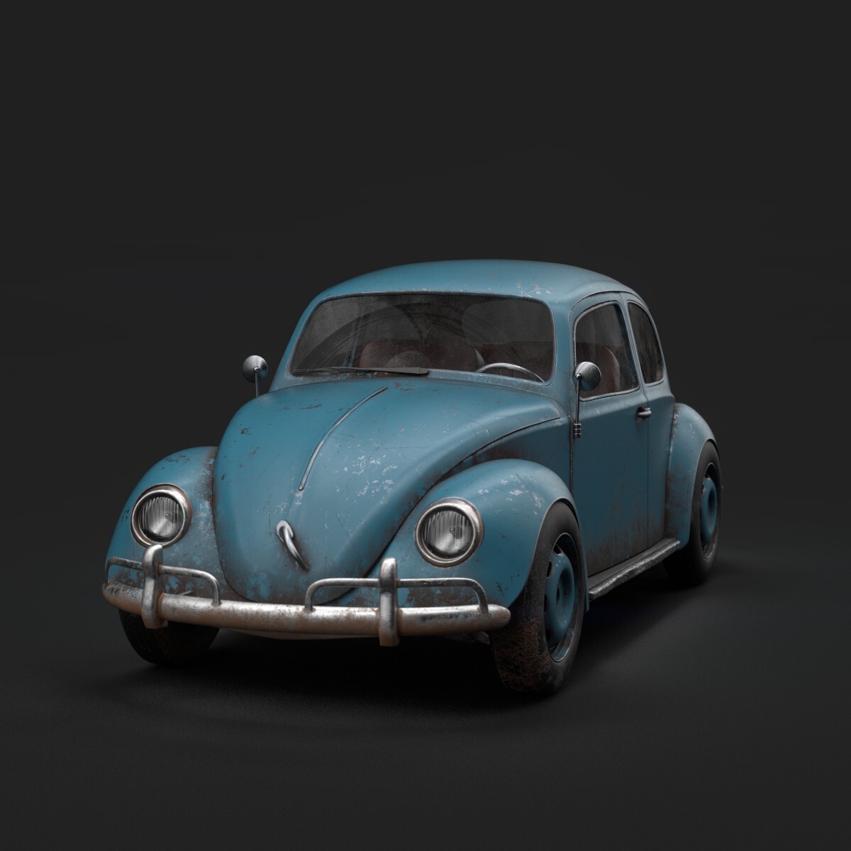 ArtStation - Volkswagen Beetle Type 1