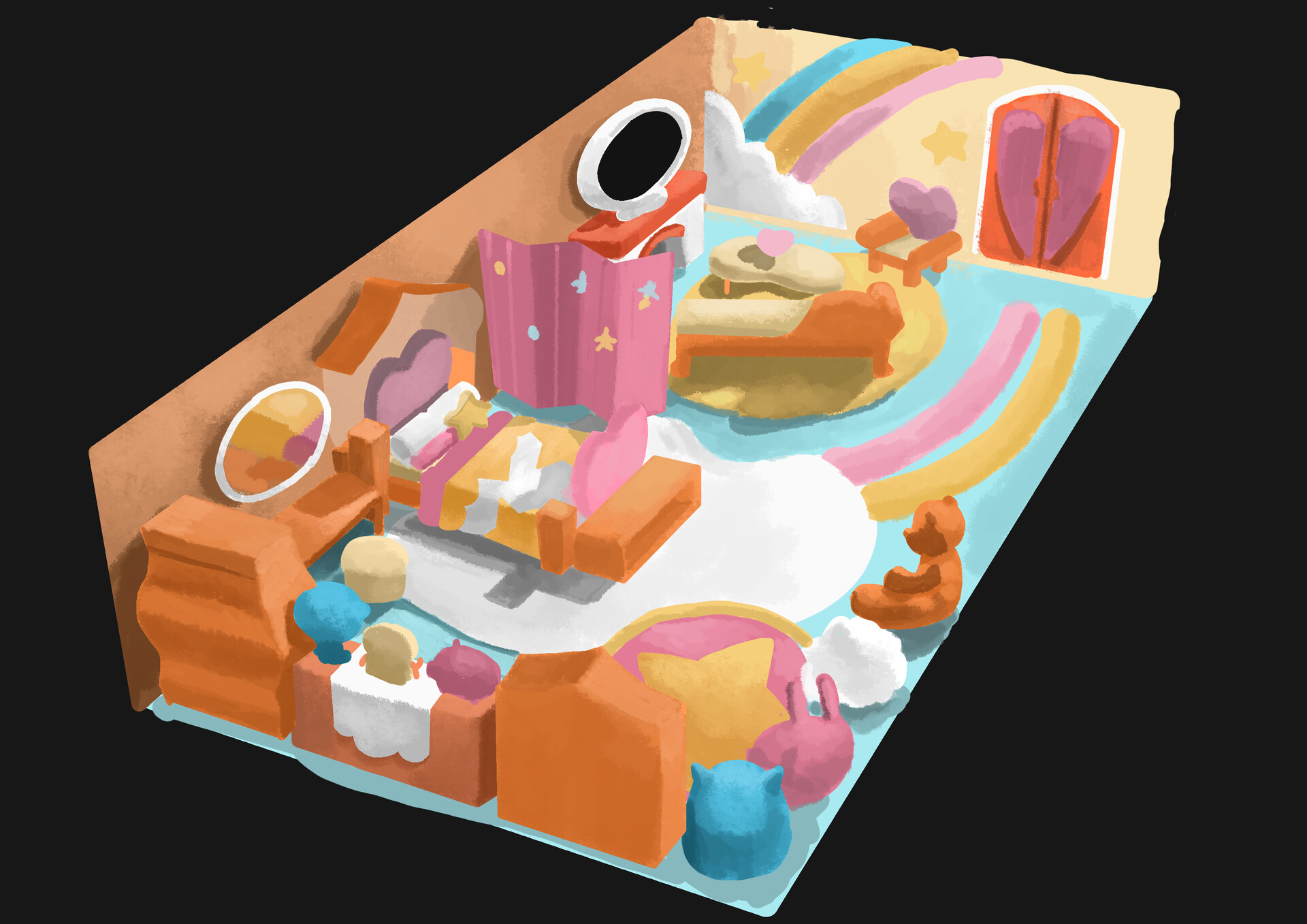 ArtStation - Room concept art