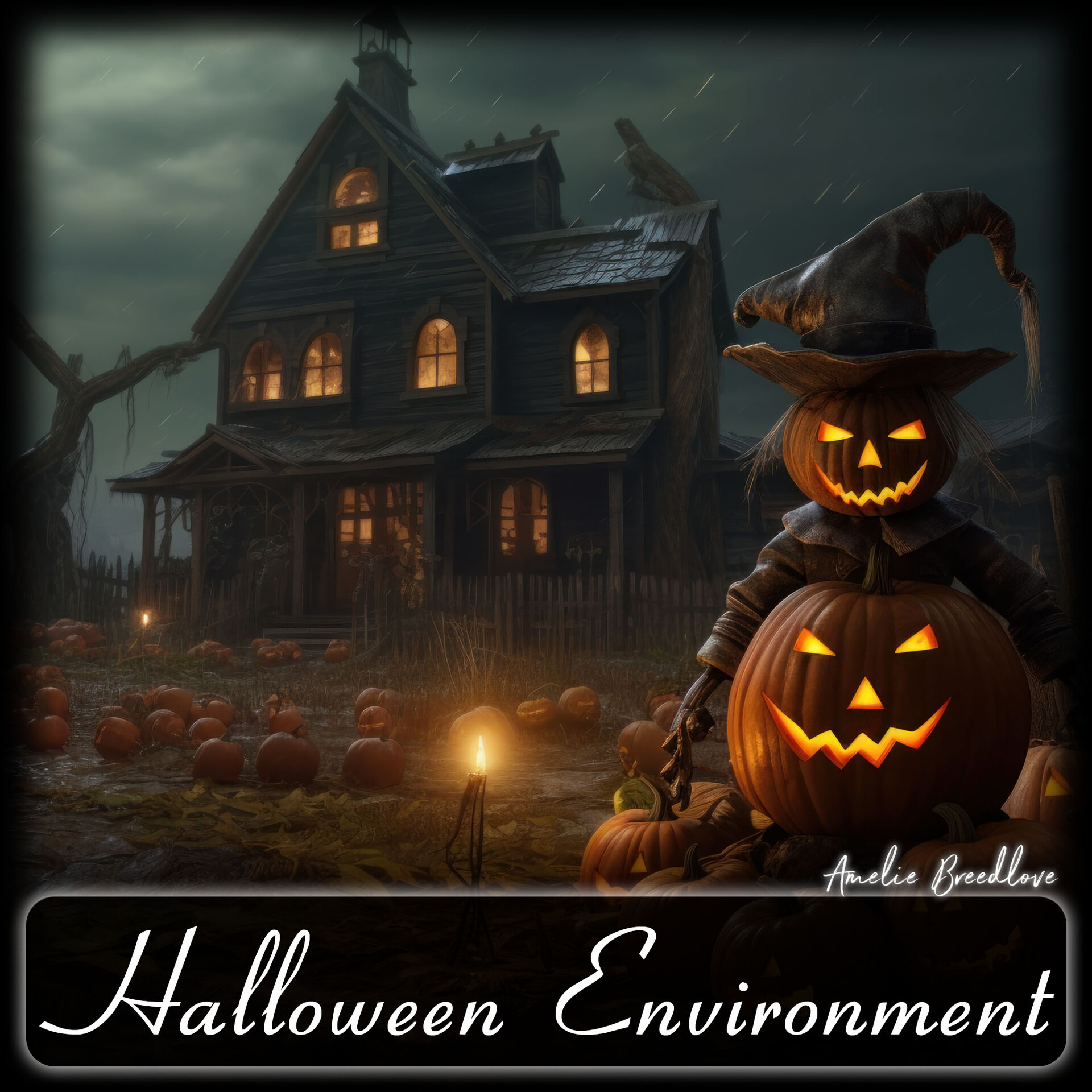 ArtStation - 1250 Halloween Environment Concept Reference Pack | 4K | v.2