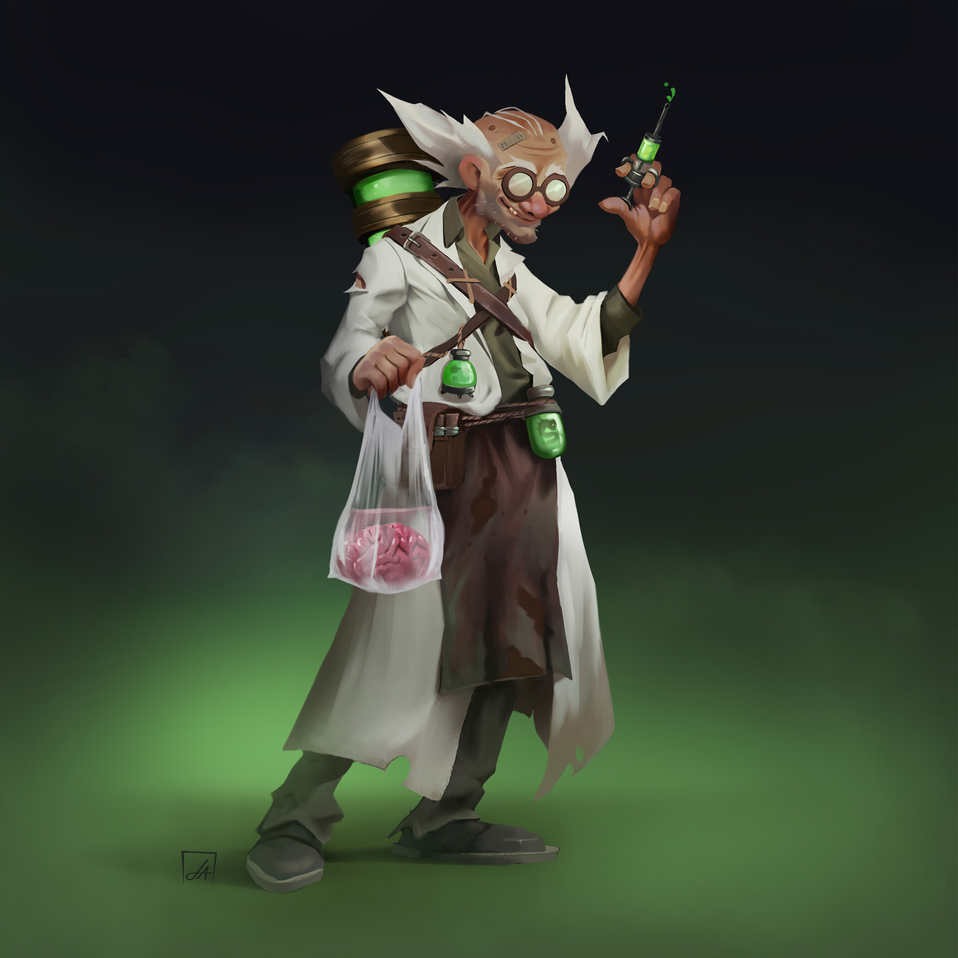 ArtStation - Mad Scientist | Character Concept