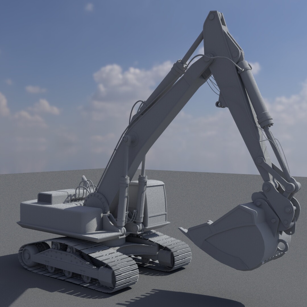 ArtStation - Excavadora 3D