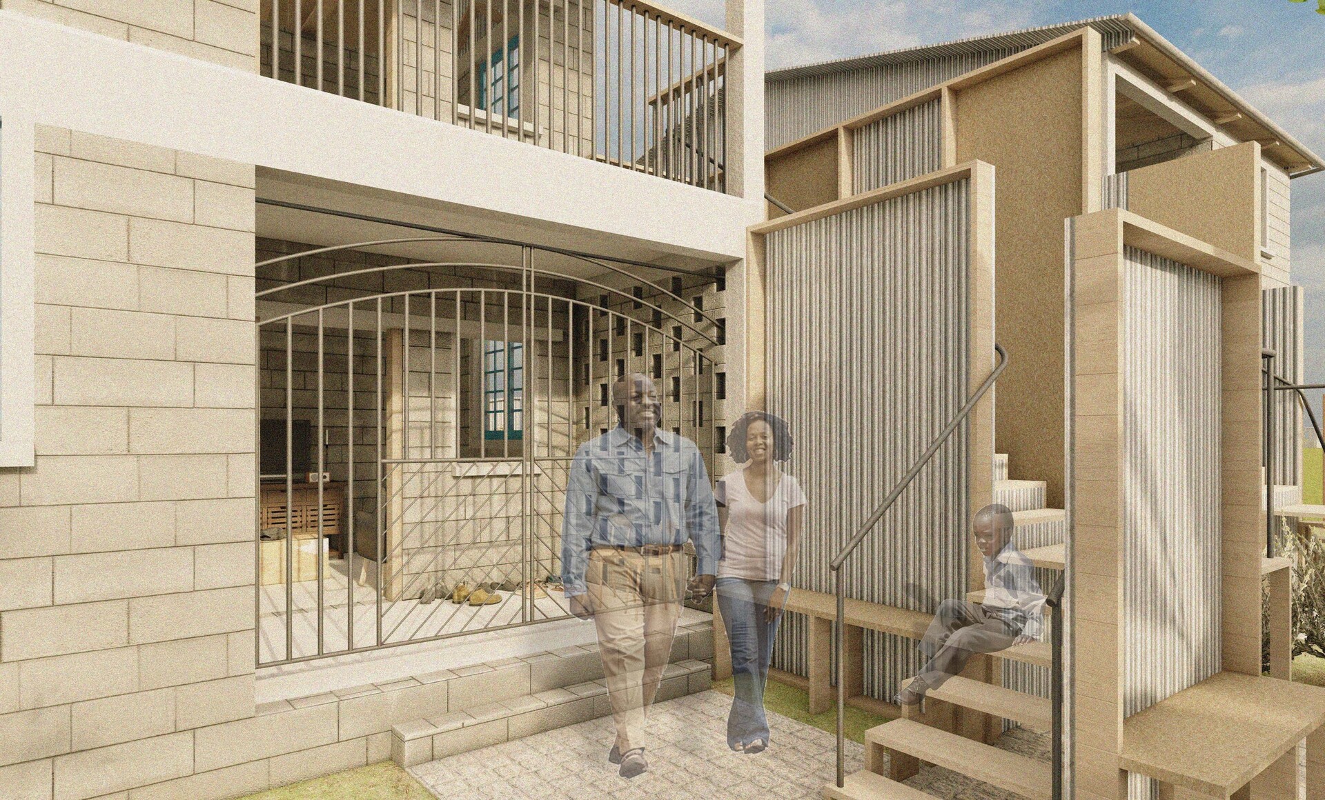 ArtStation - Kaza Mwendo - Low cost housing