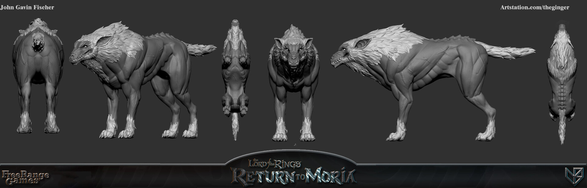 ArtStation - Return to Moria Worg