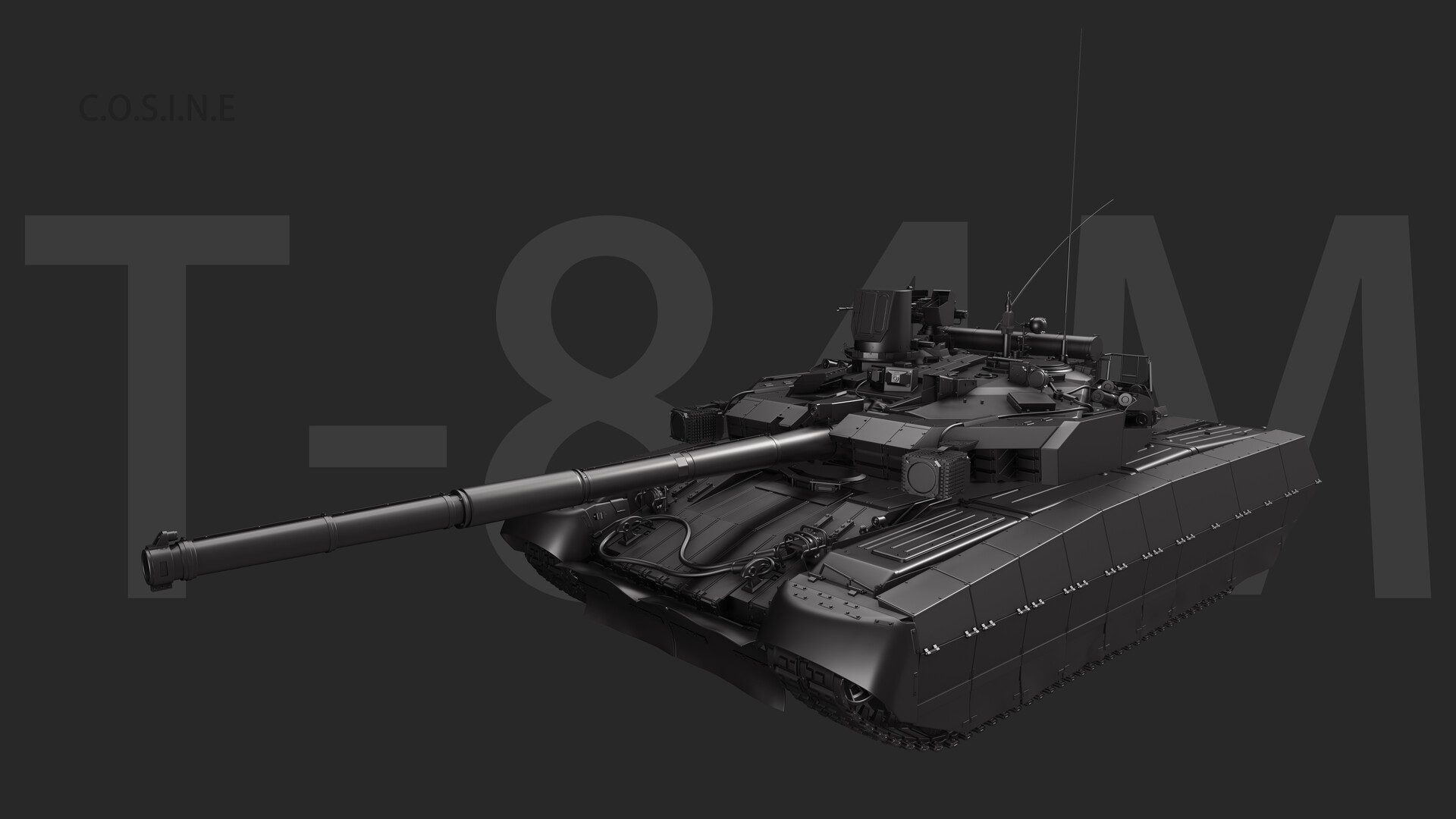 ArtStation - Tank：T-84M