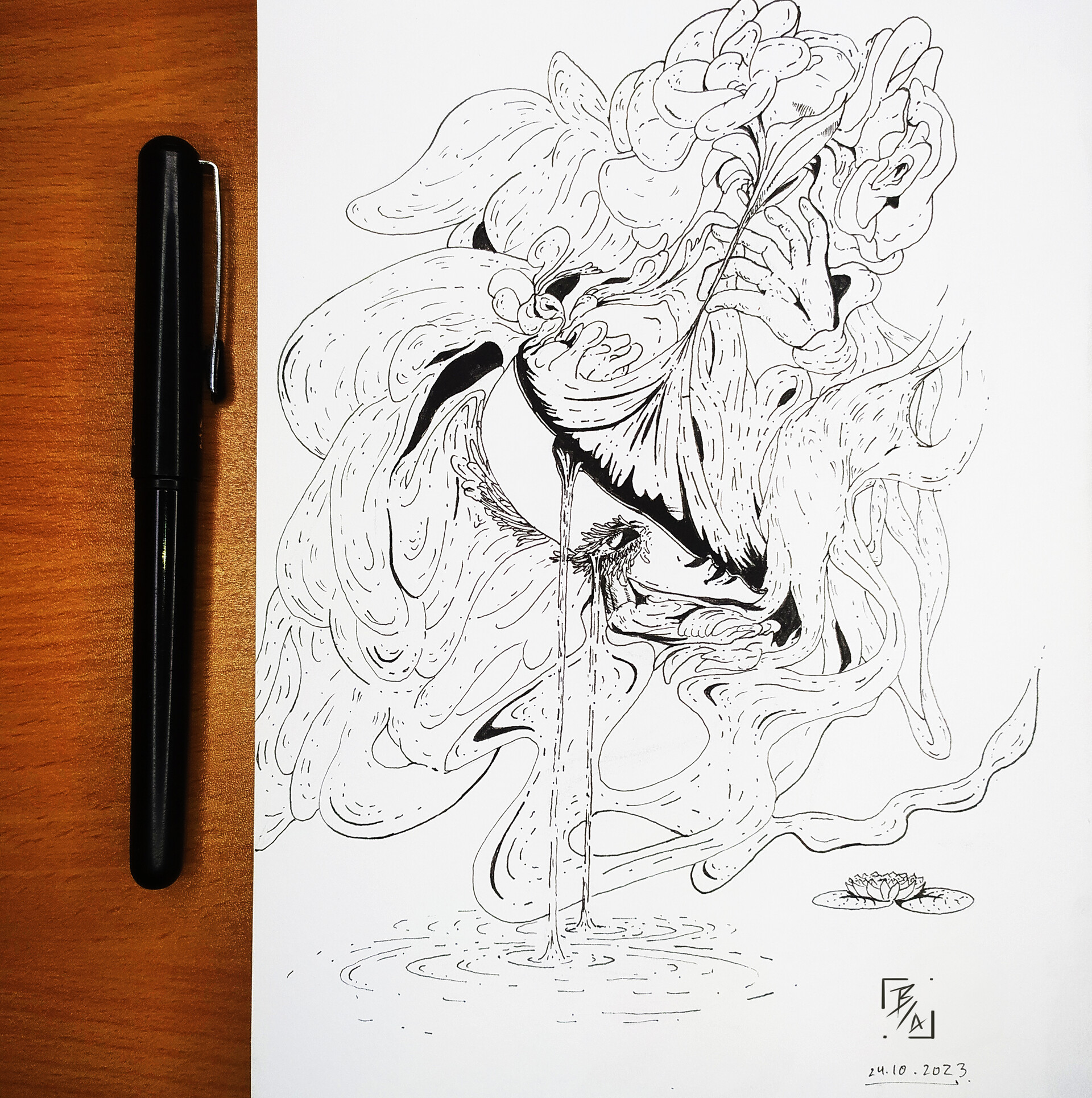 boyinart - Inktober 2023 Shallow