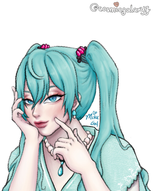 ArtStation - Hatsune Miku in Filipiniana dress