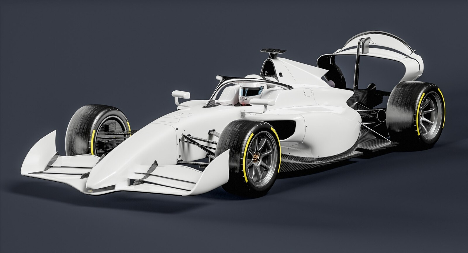 OpticalDreamSoft - Dallara F2 2024 Formula 2 Race Car White Mockup PBR ...