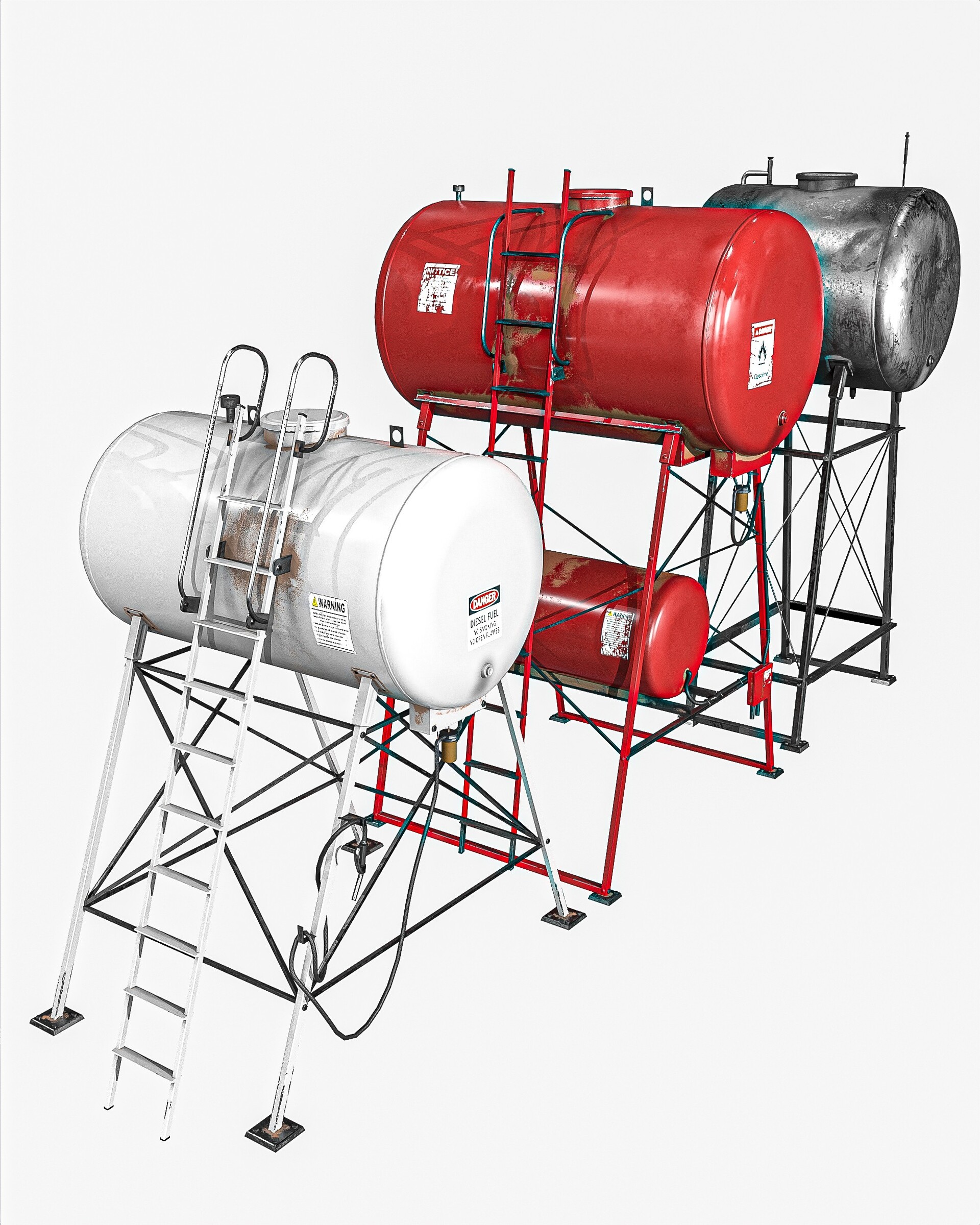 ArtStation - Overhead Fuel Storage Tanks