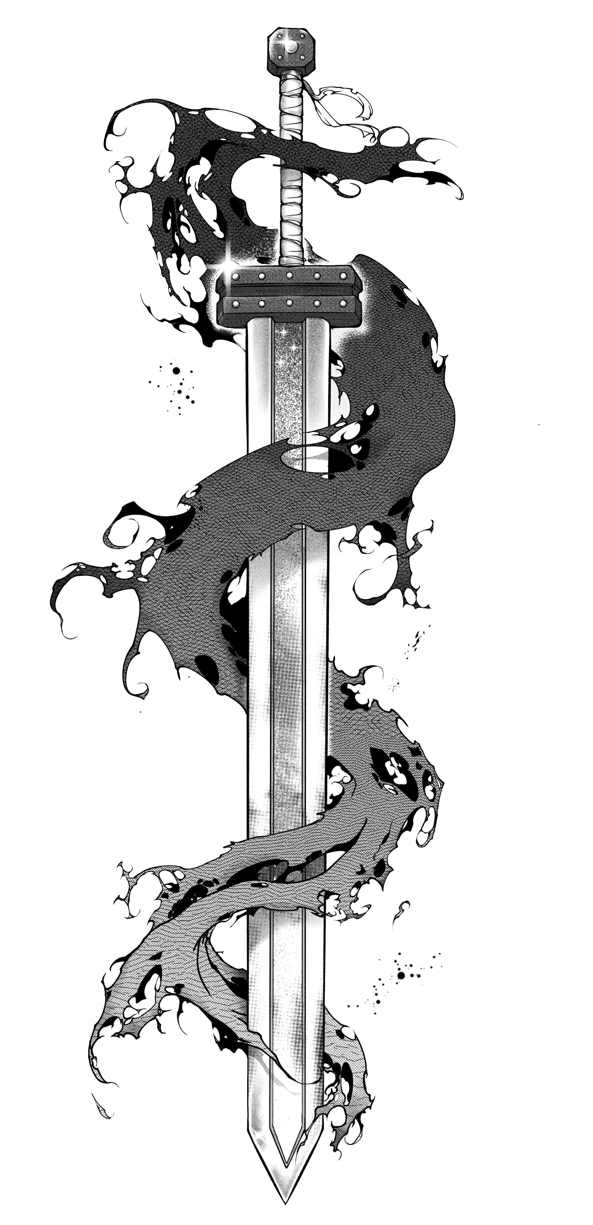 ArtStation - Hawk Raider Tattoo design Commission