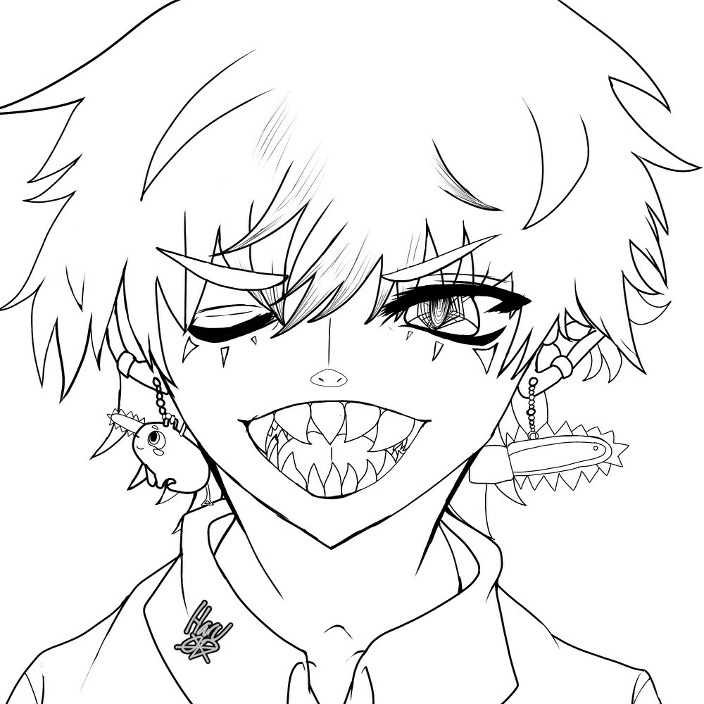 ArtStation - Denji - chainsaw man - fanart - anime - manga