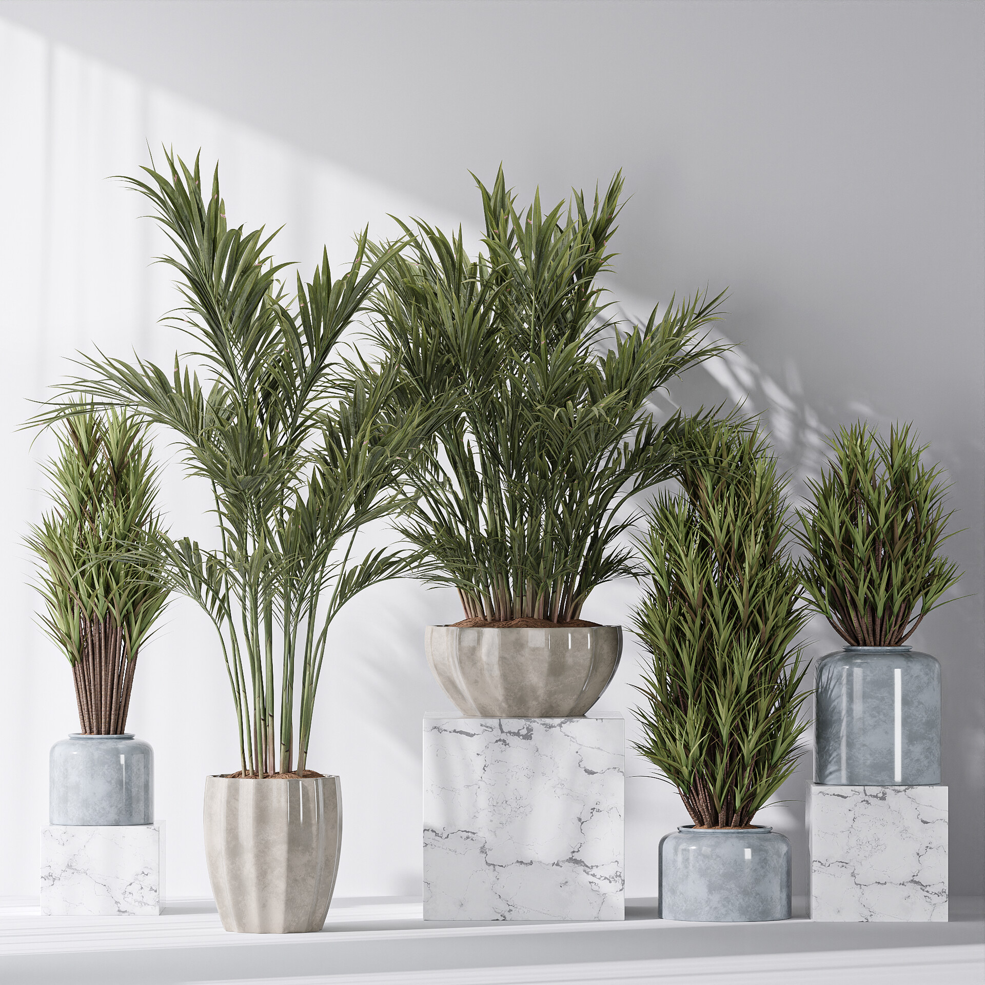 ArtStation - Areca Majesty and Yucca Elephantipes Vase 10