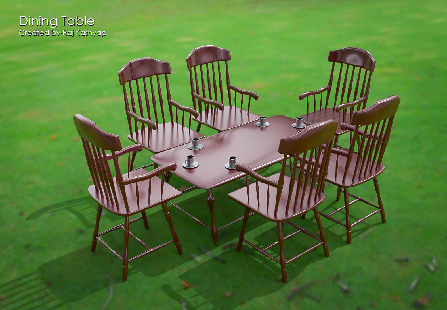 ArtStation - Dining Table | 3D Work | Raj Kashyap