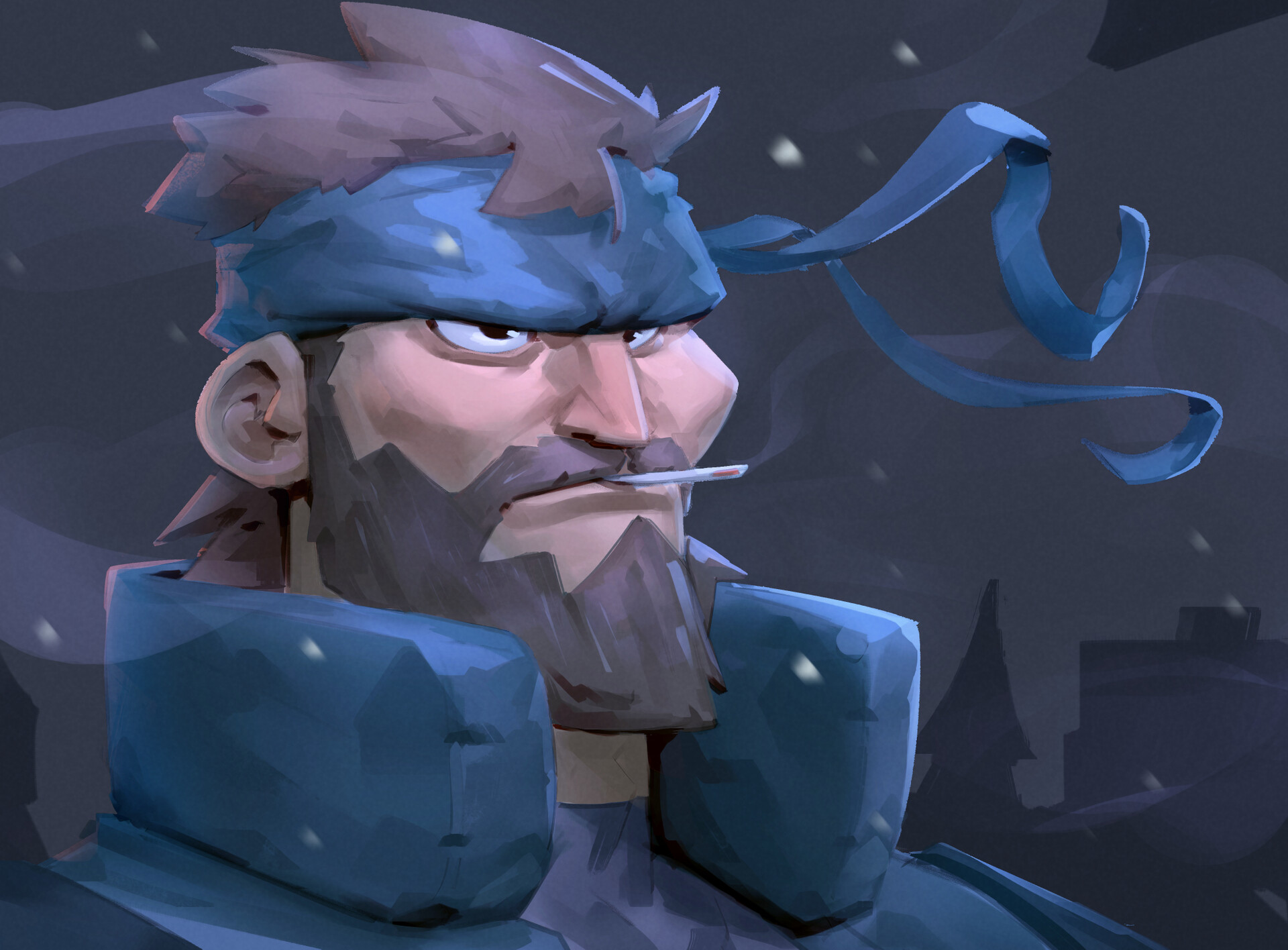 ArtStation - Solid Snake