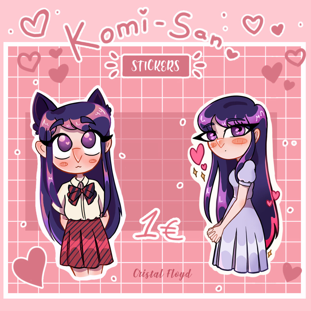 ArtStation - Komi-san stickers
