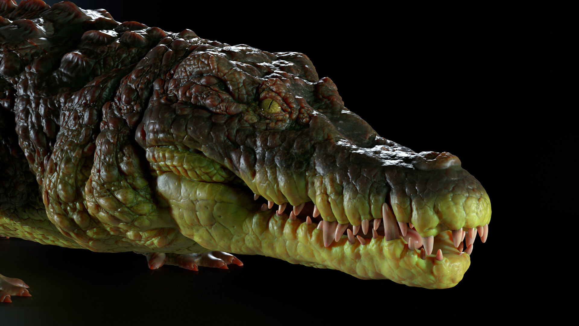 ArtStation - Crocodile (3D Model)