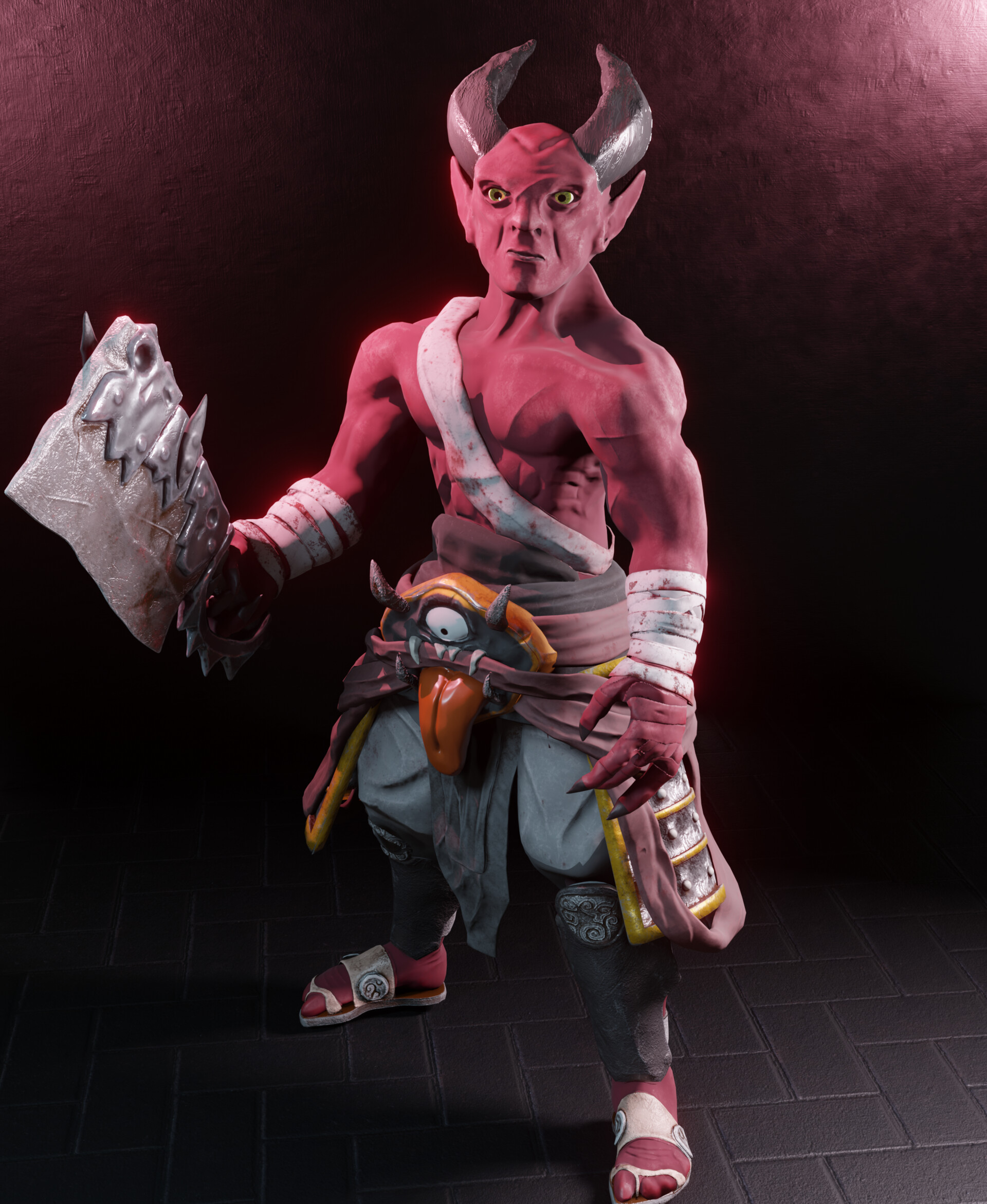 ArtStation - Demon with a cleaver