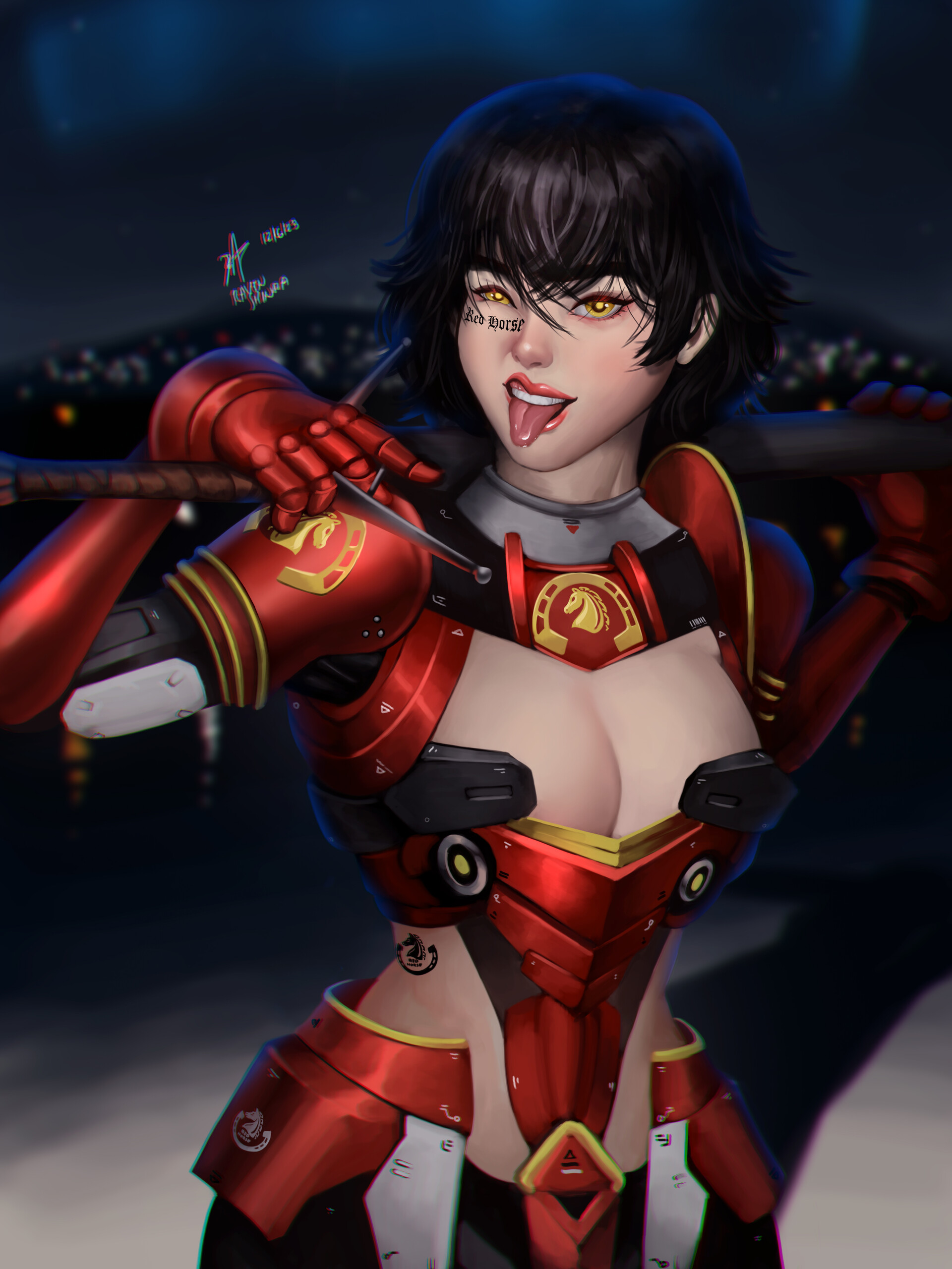 ArtStation - Red horse