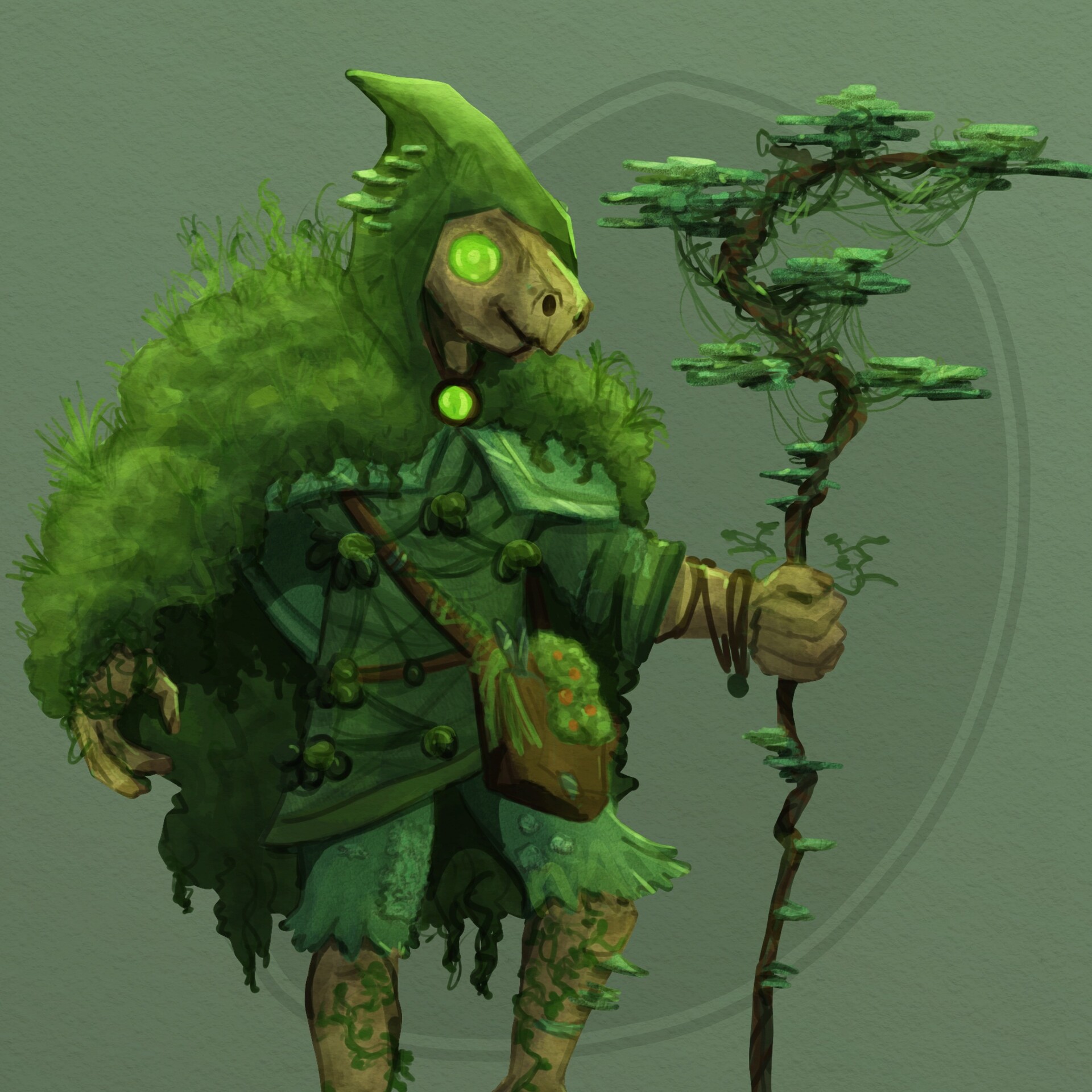 ArtStation - Chloroplast as a Druid