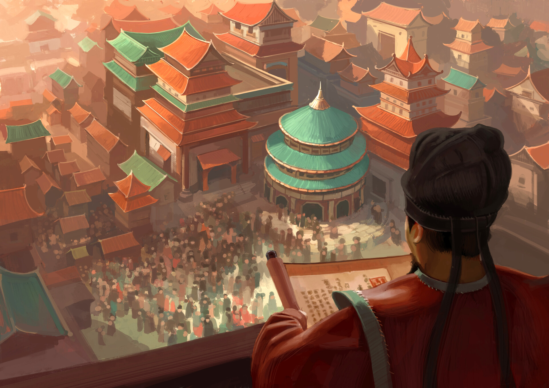 ArtStation - Chang'an, Capital of the Tang Dynasty