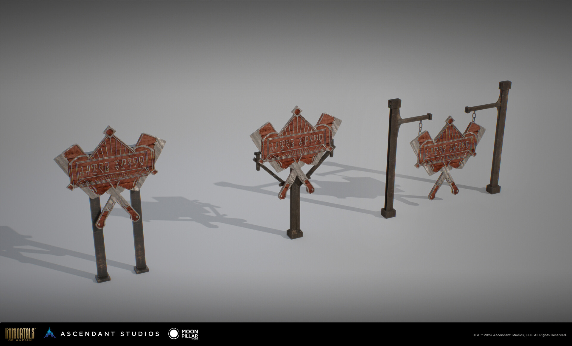 Moon Pillar Studio - Immortals of Aveum - Seren Signage and Posters